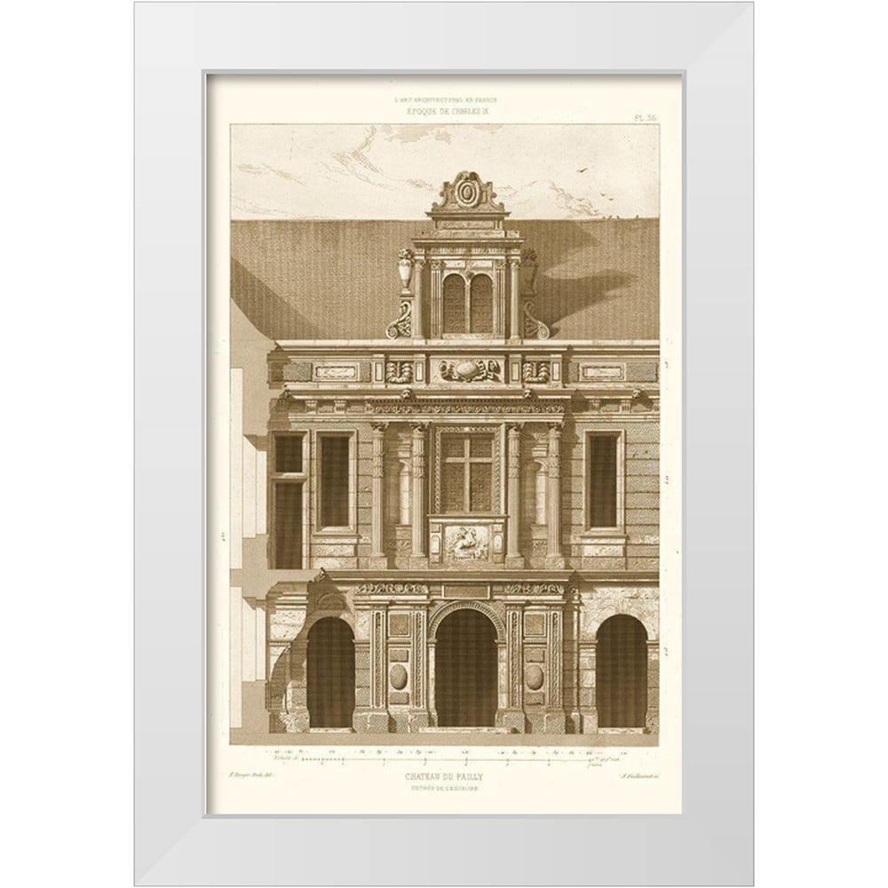 Rouyer, Eugene 10x14 White Modern Wood Framed Museum Art Print Titled ...