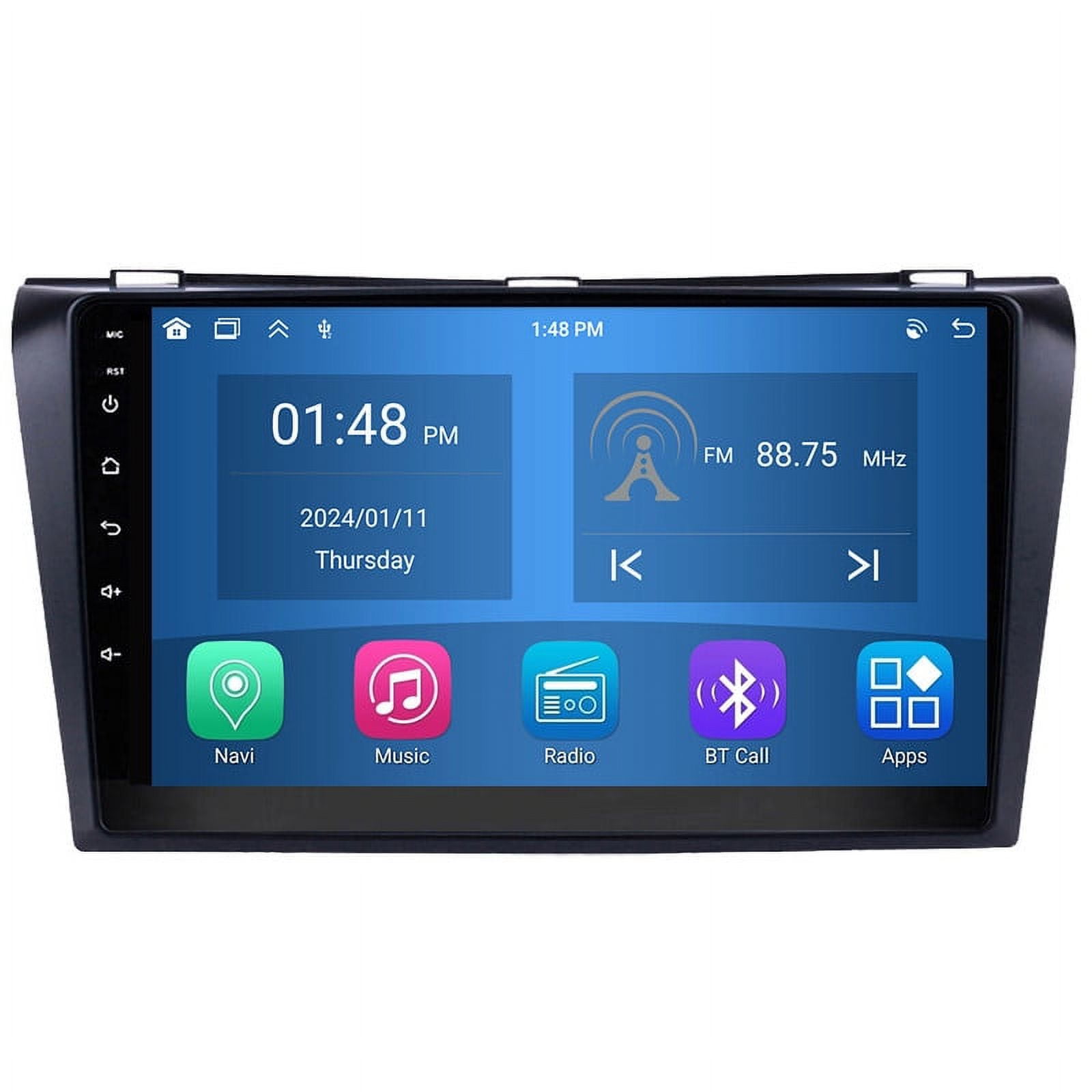 RoverOne 4+64GB Car Stereo CarPlay GPS Navigation Bluetooth for Mazda 3 Mazda3 BK 2003-2009 ...