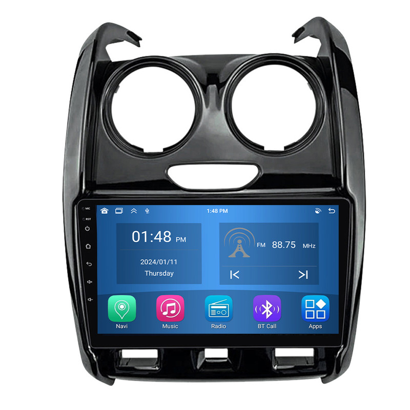 RoverOne 4+64GB Car Stereo CarPlay GPS Navigation Bluetooth for Renault ...