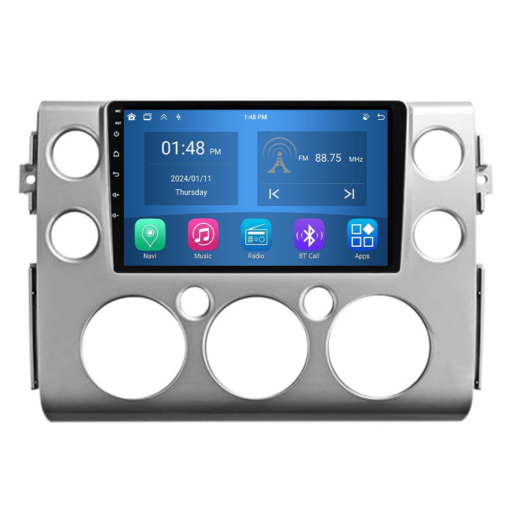 RoverOne 4+64GB Car Stereo CarPlay GPS Navigation Bluetooth for Toyota ...