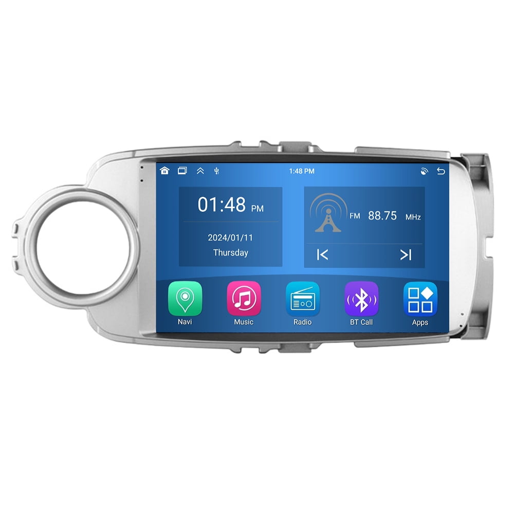 RoverOne 4+64GB Car Stereo CarPlay GPS Navigation Bluetooth for Toyota ...