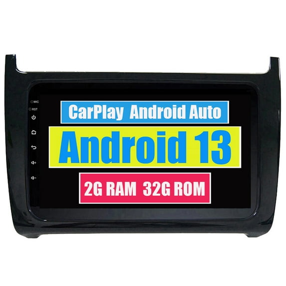 RoverOne Car Stereo CarPlay Android Auto for Volkswagen Polo 5 2008 ...