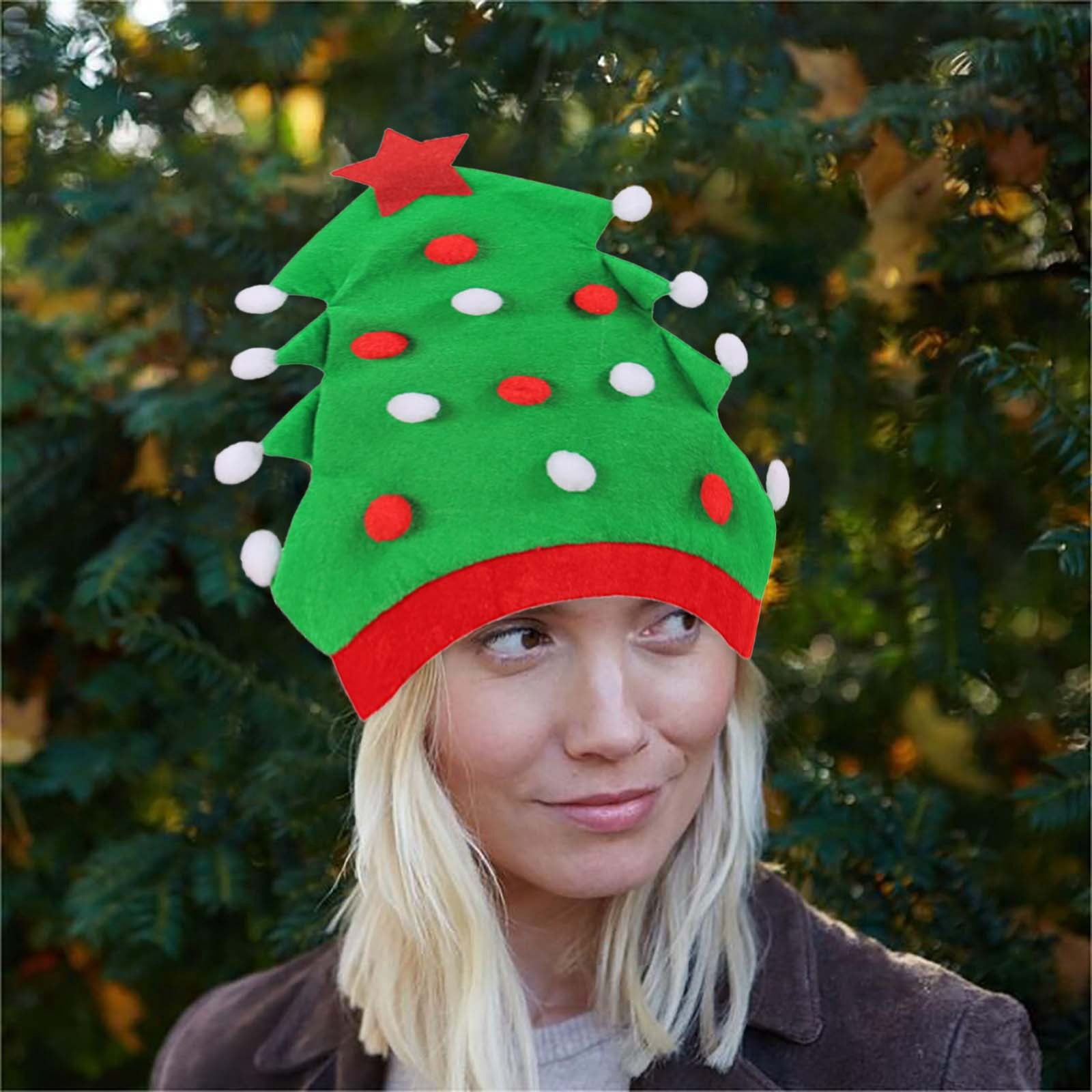Rovga 2023 New Christmas Hat Creative Christmas Tree Shape Christmas rovga-2023-new-christmas-hat-creative-christmas-tree-shape-christmas