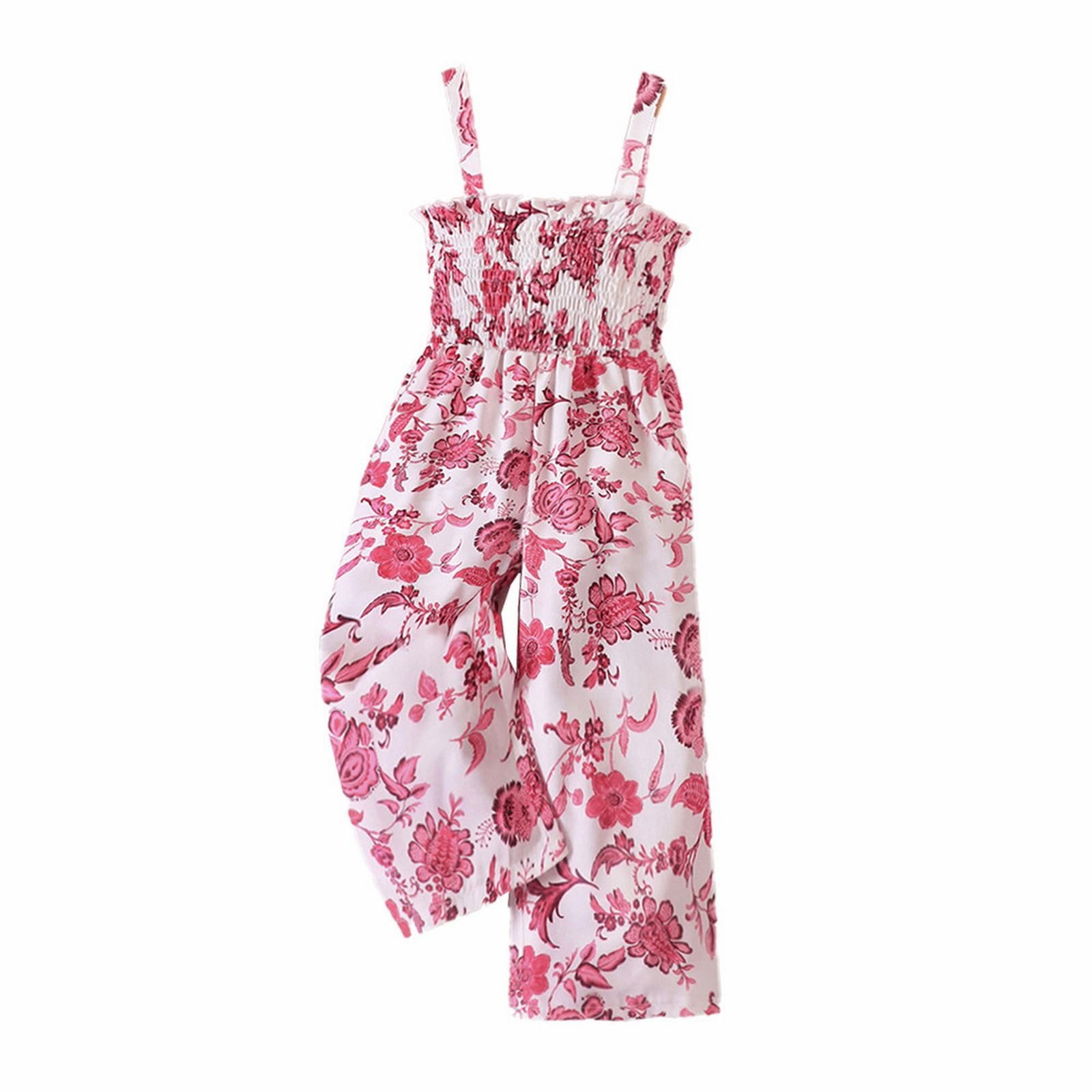 Rovga Baby Girl Onesies' Sleeveless Solid Color Jumpsuit Summer ...