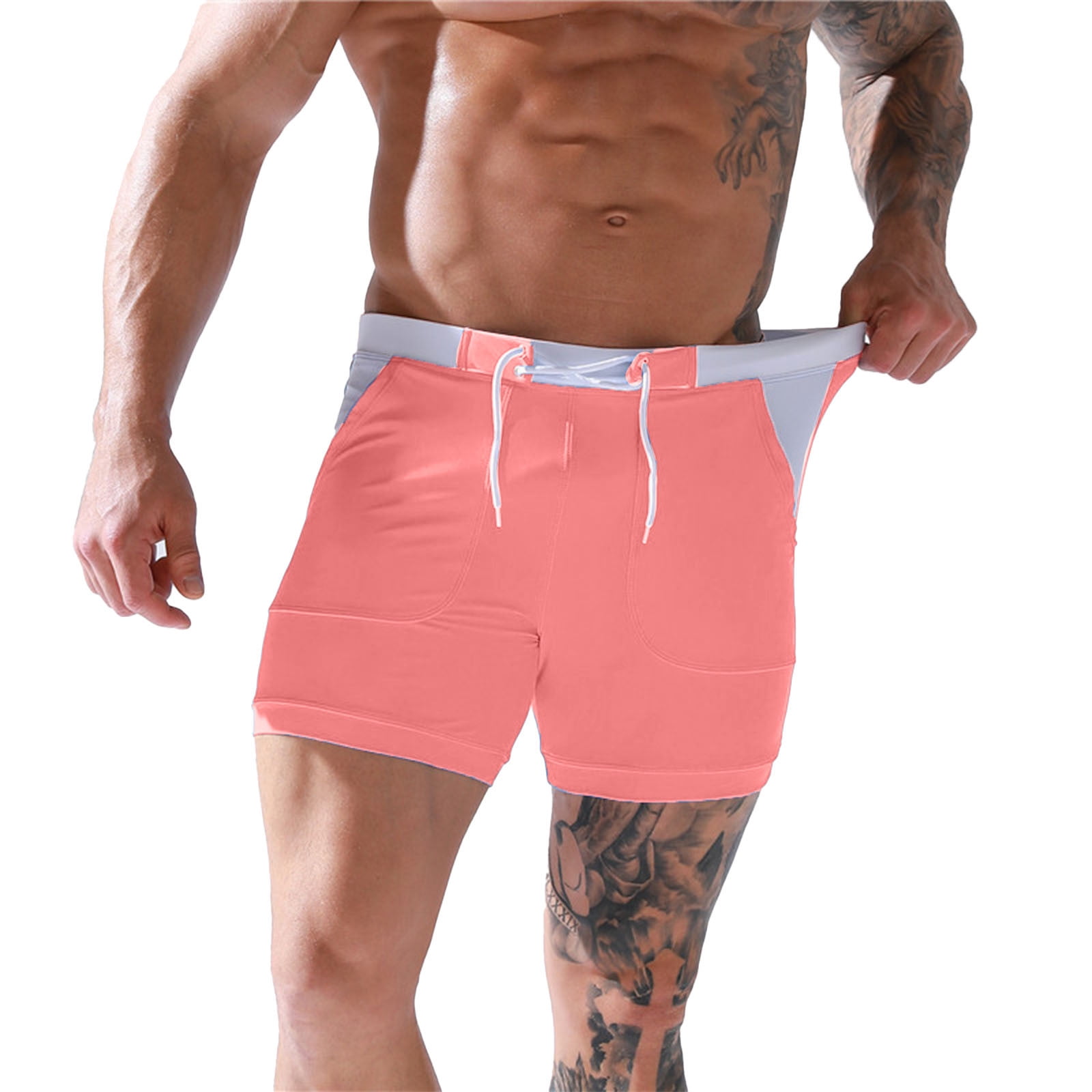 Rovga Cargo Pants For Men Double Layer Oversized Quarter Square Corner ...