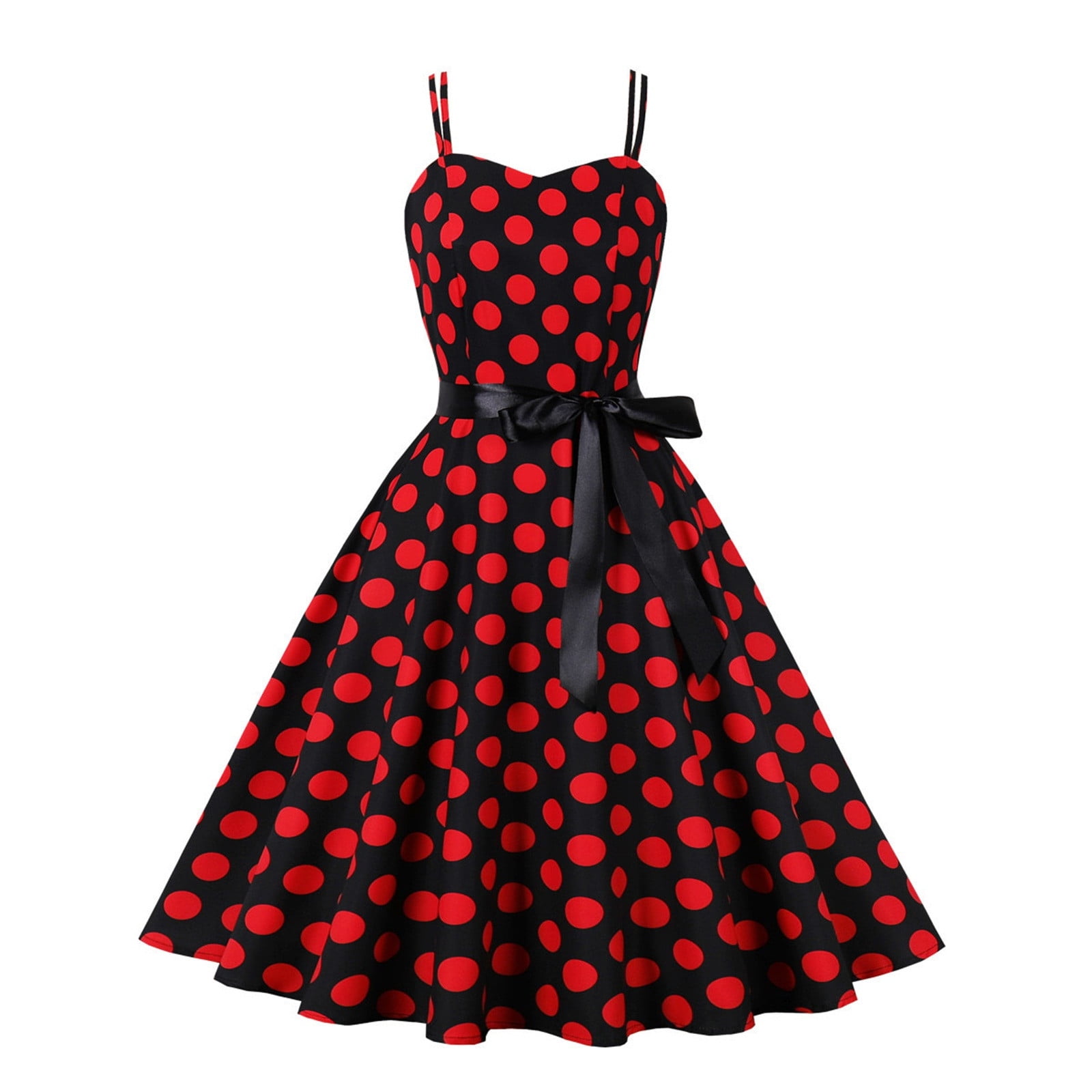 Rovga Casual Dresses For Girls Kids Spring Summer Polka Dot Sleeveless ...
