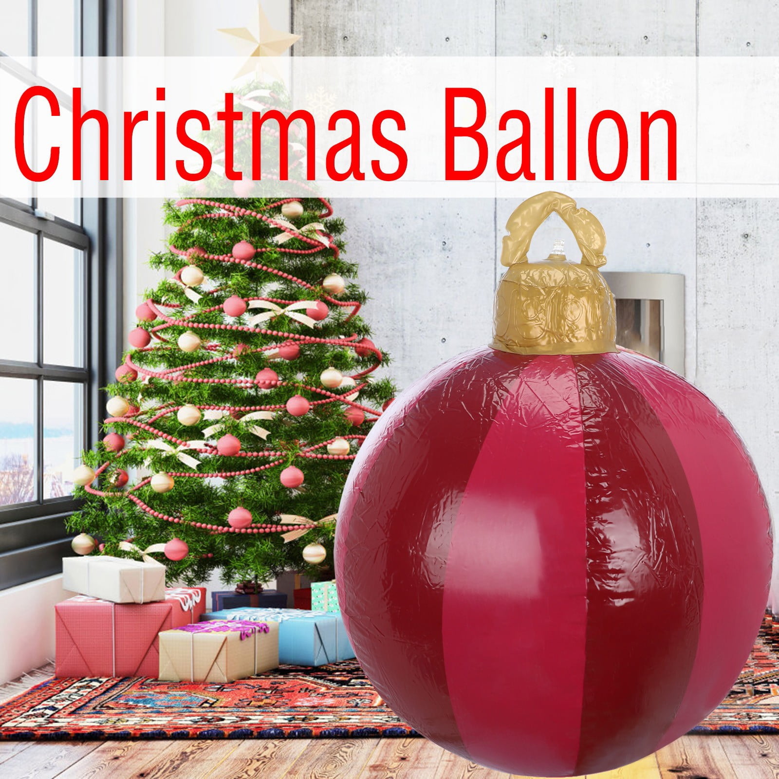 Rovga Christmas Ornaments 23.6Inch Christmas Balls Outdoor Atmosphere ...