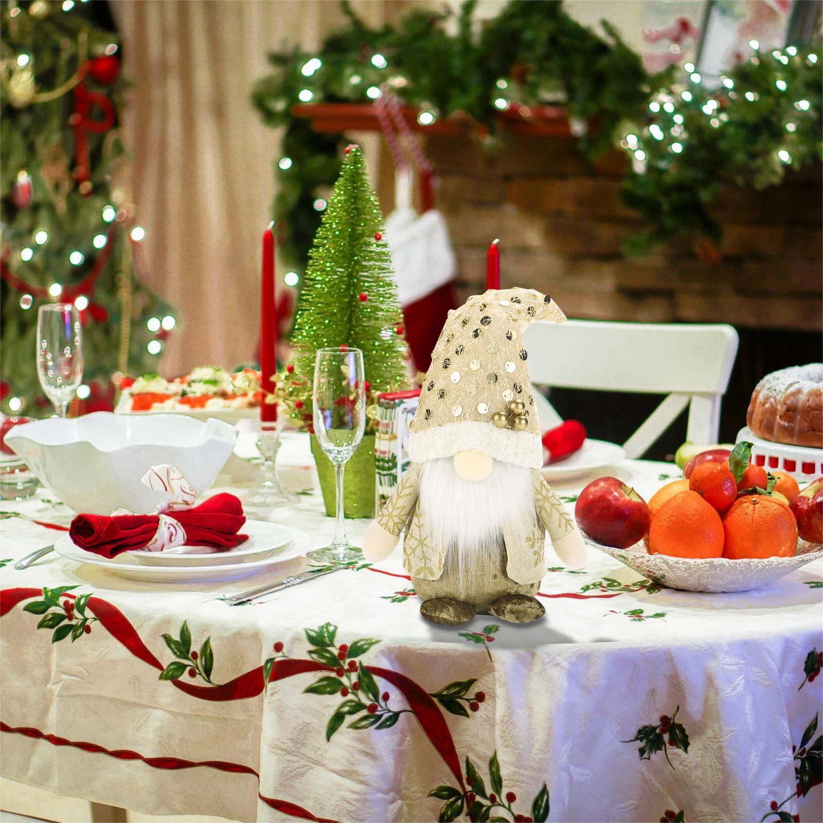 Rovga Decorations Christmas Adjustable Standing Xmas Ornament 30Cm ...