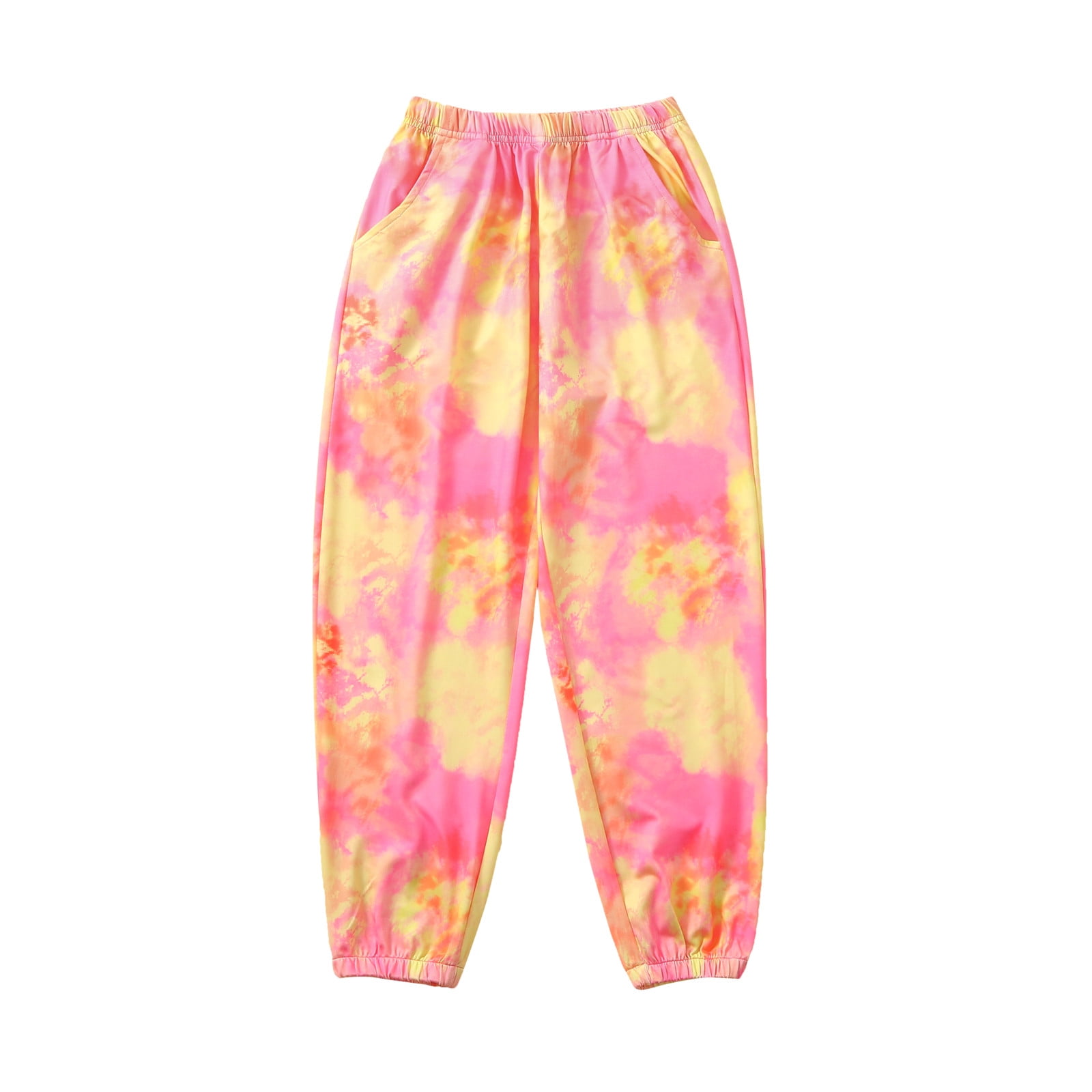 Rovga Girls Clothes Relax Fit Leggings Straight Leg Tie Dye Jogger ...