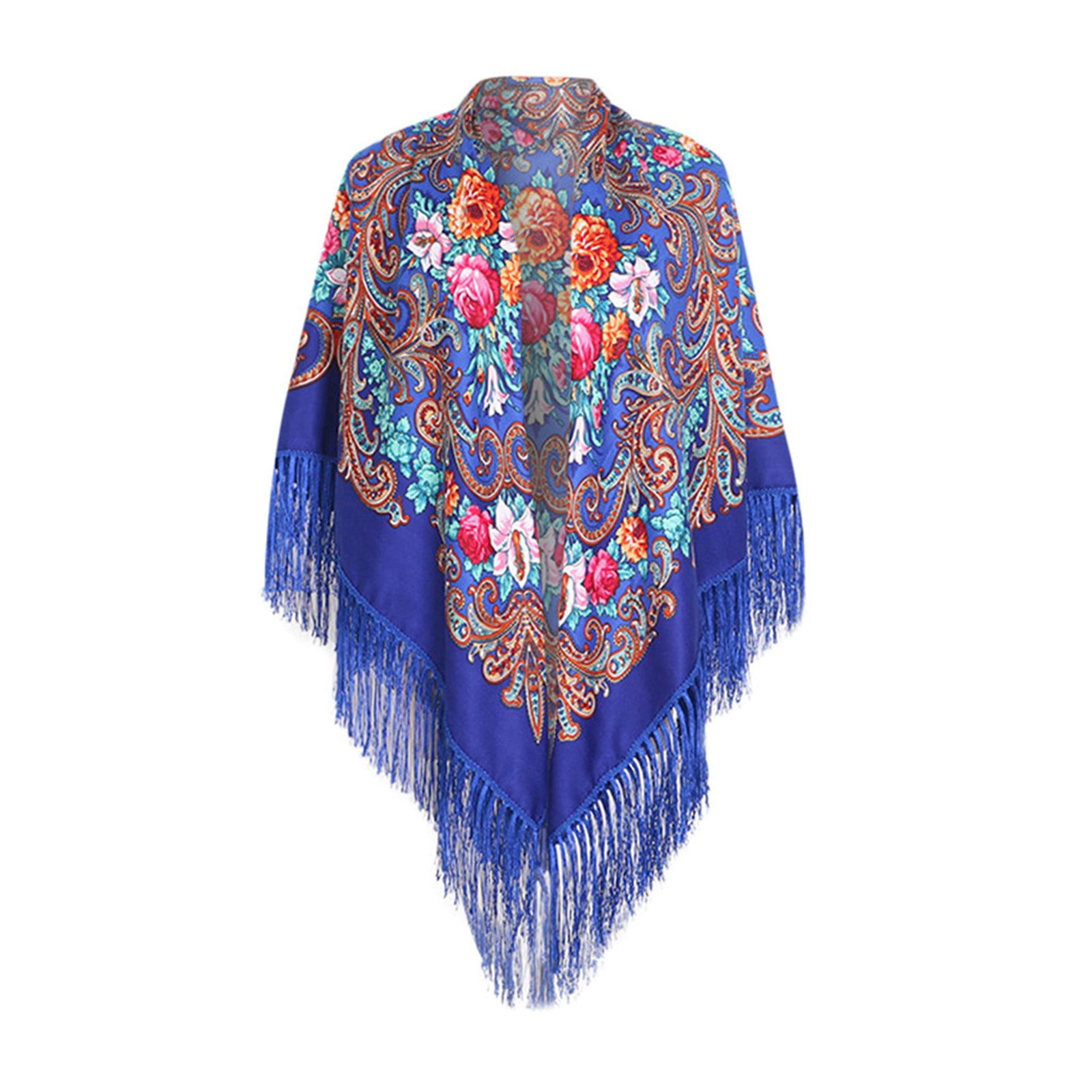 Rovga Hair Scarf For Women Lady Light Soft Fashion Folk Floral Print ...