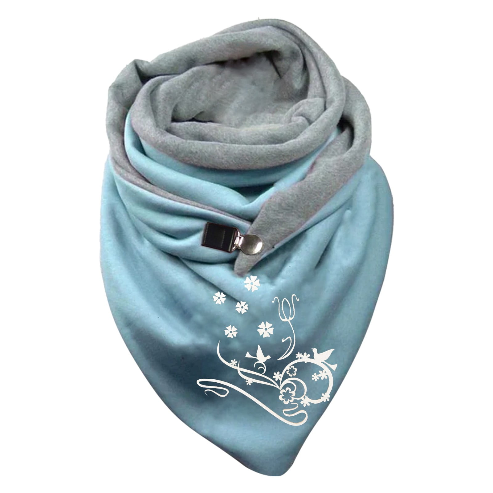 Rovga Hair Scarf For Women Retro Print Bohemian Scarf Shawl Triangle ...