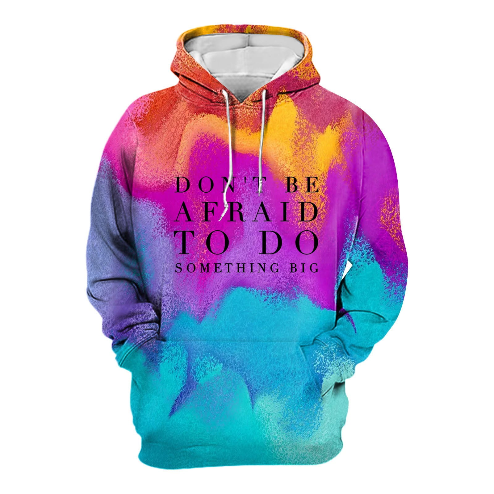 Rovga Hoodies For Mens Fashion Casual Relaxed Comfortable Floral ...