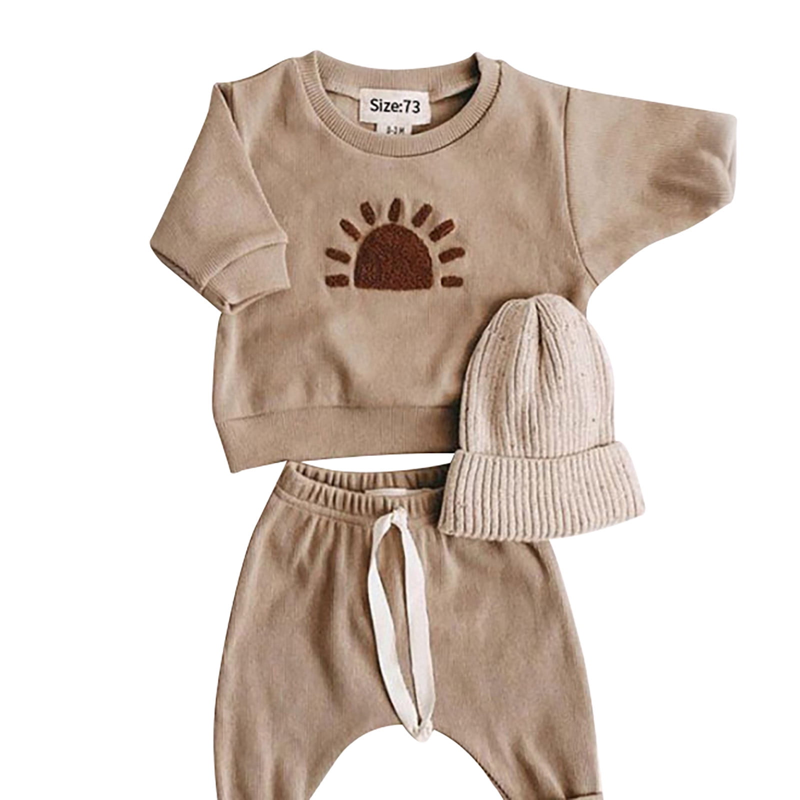Rovga Outfit For Children Fall Outfits For Toddler Girl Boy Sun Rainbow ...