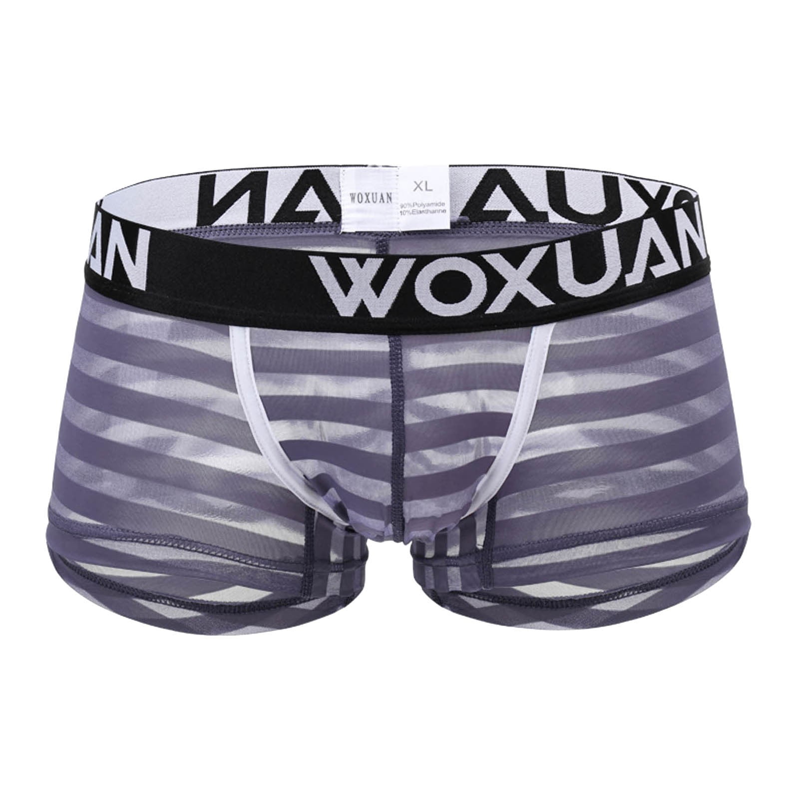 Rovga Underwaer For Mens Thin Non Marking Mesh Transparent Sheer Sexy ...