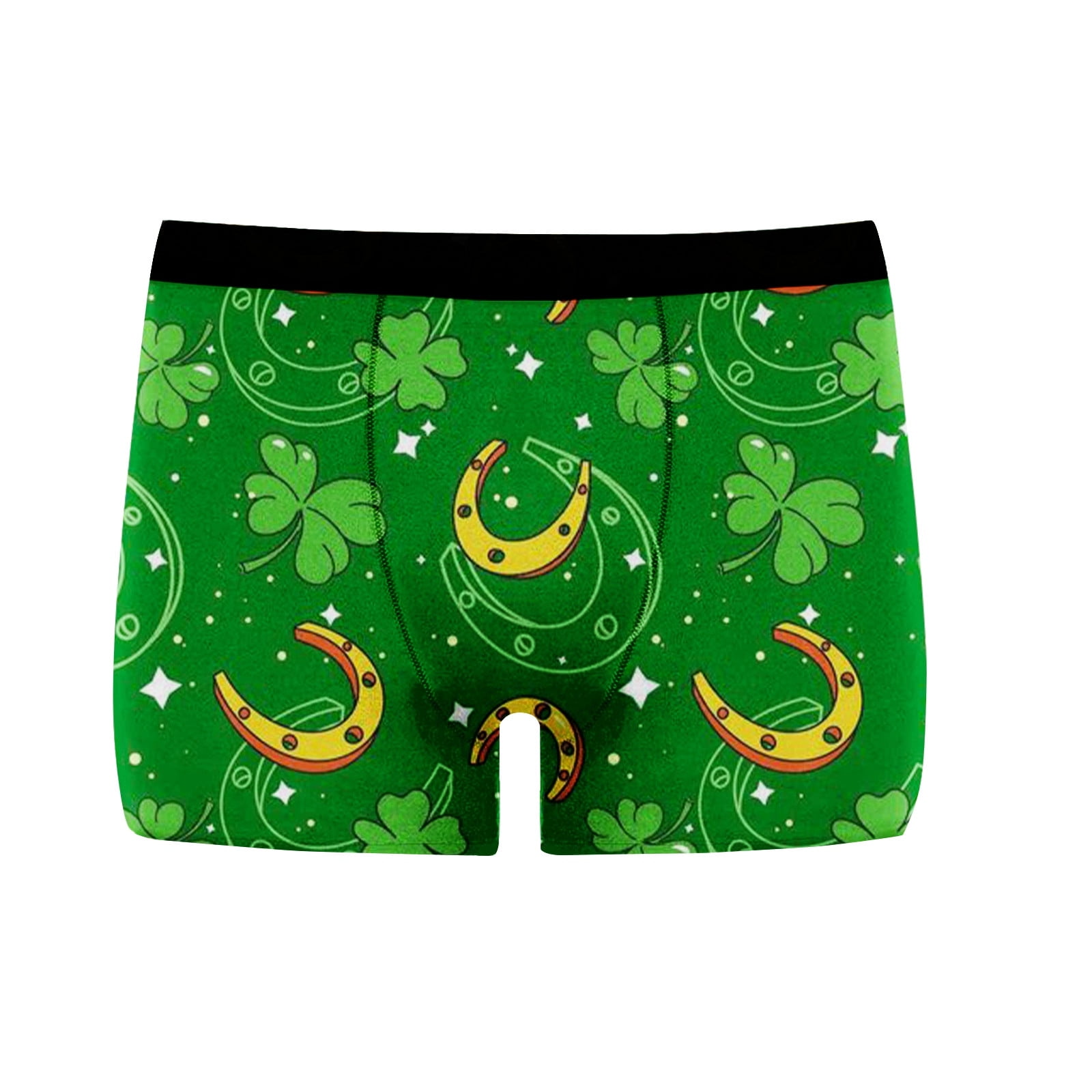 Rovga Underwear Mid Waist Solid Color Fashion Boxer Shorts Cartoon ...