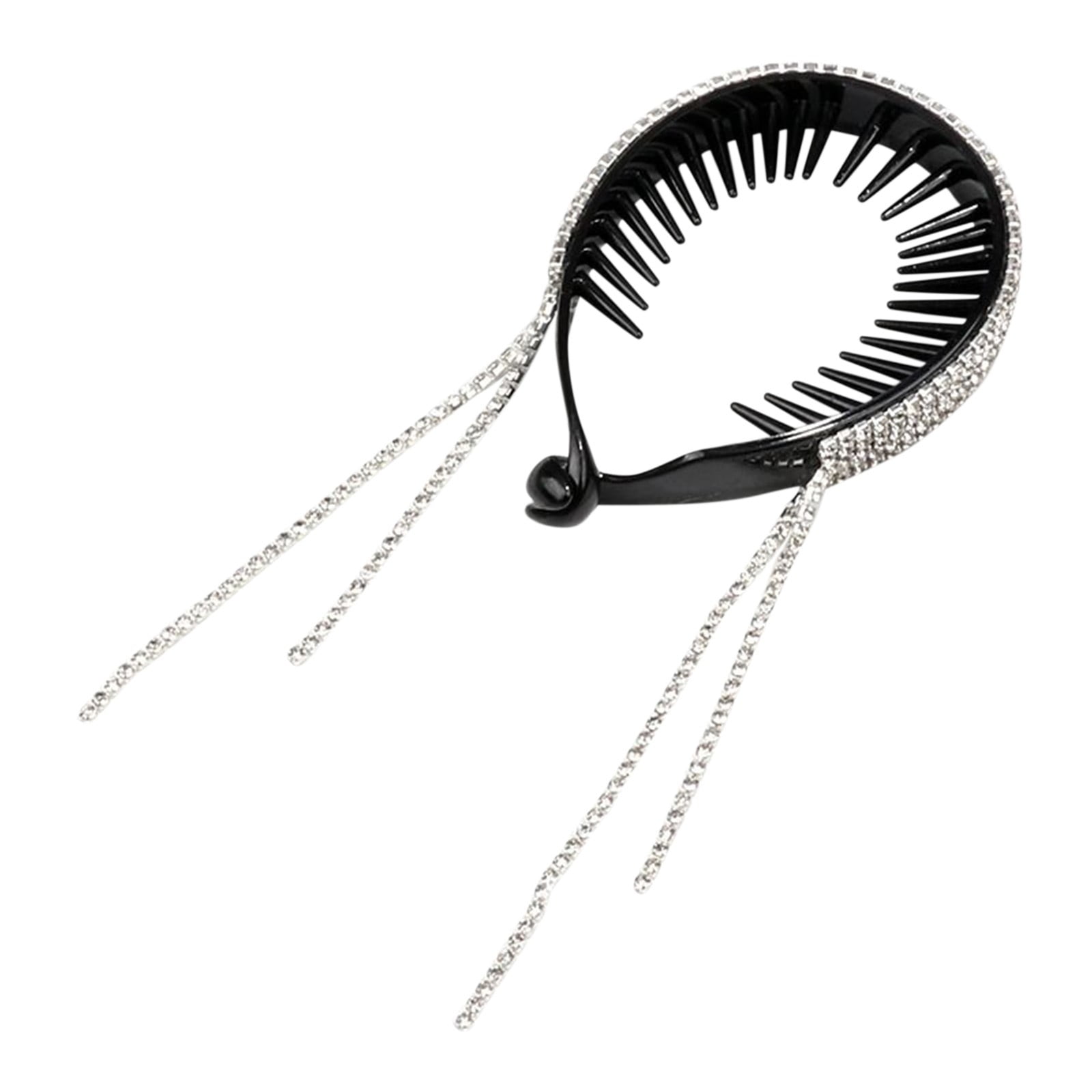 Rovga Women Girls Hair Accessories Rhinestone Ball Head Hair Artifact