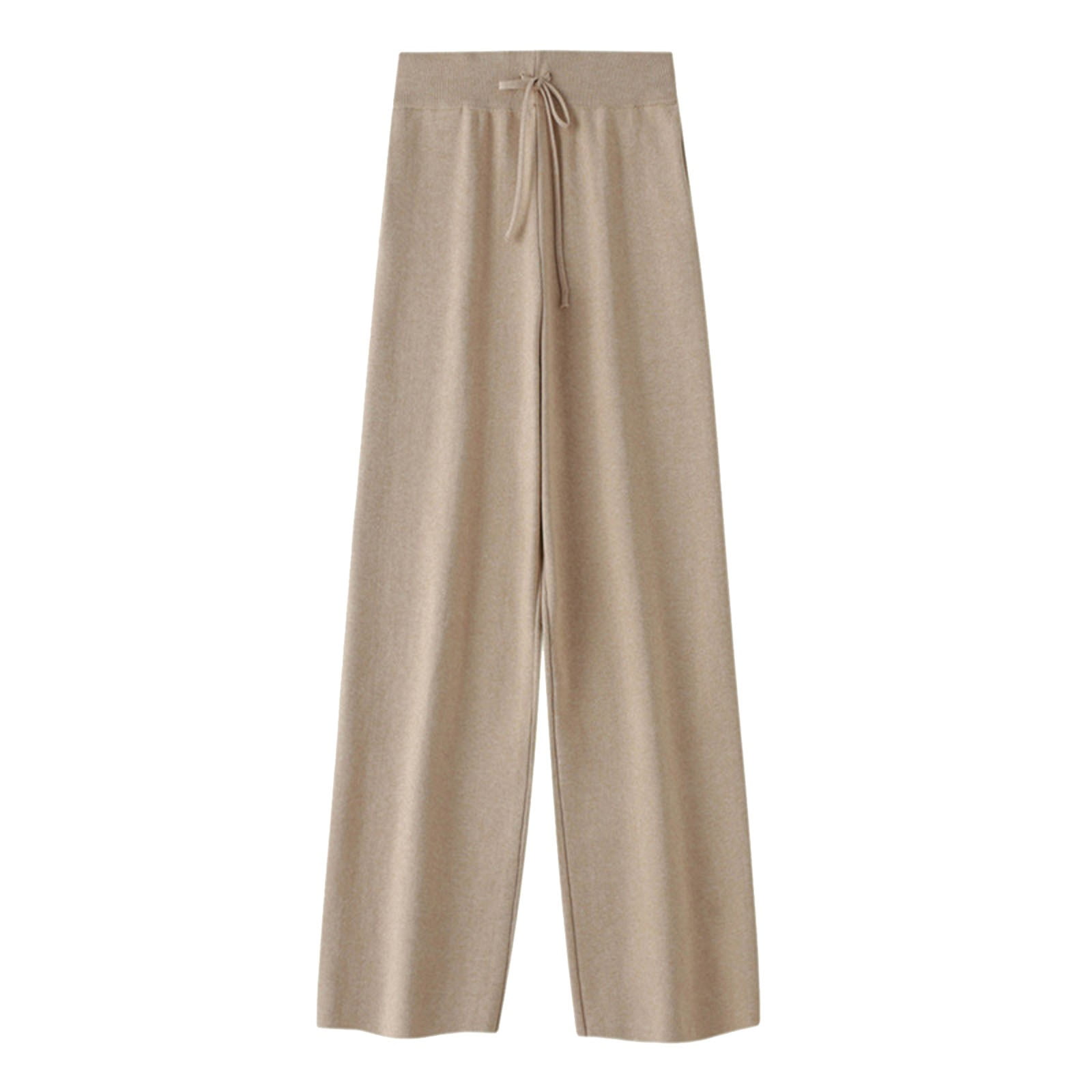 Rovga Women Pants Wide Leg Straight Leg Drapey Floor Sweeping Wool ...