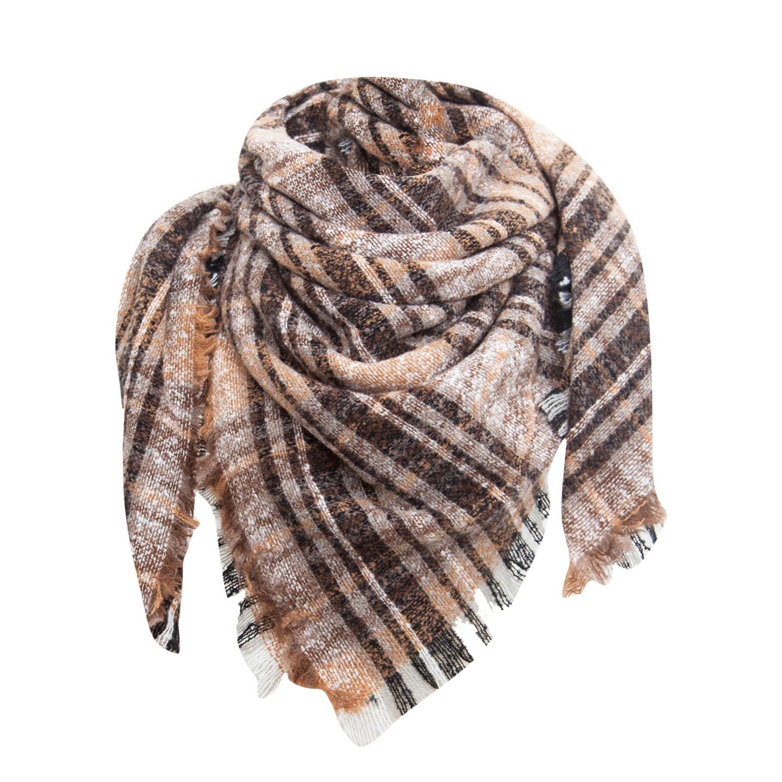 Rovga Womens Scarves & Wraps Women Fall Winter Scarf Classic Tassel ...