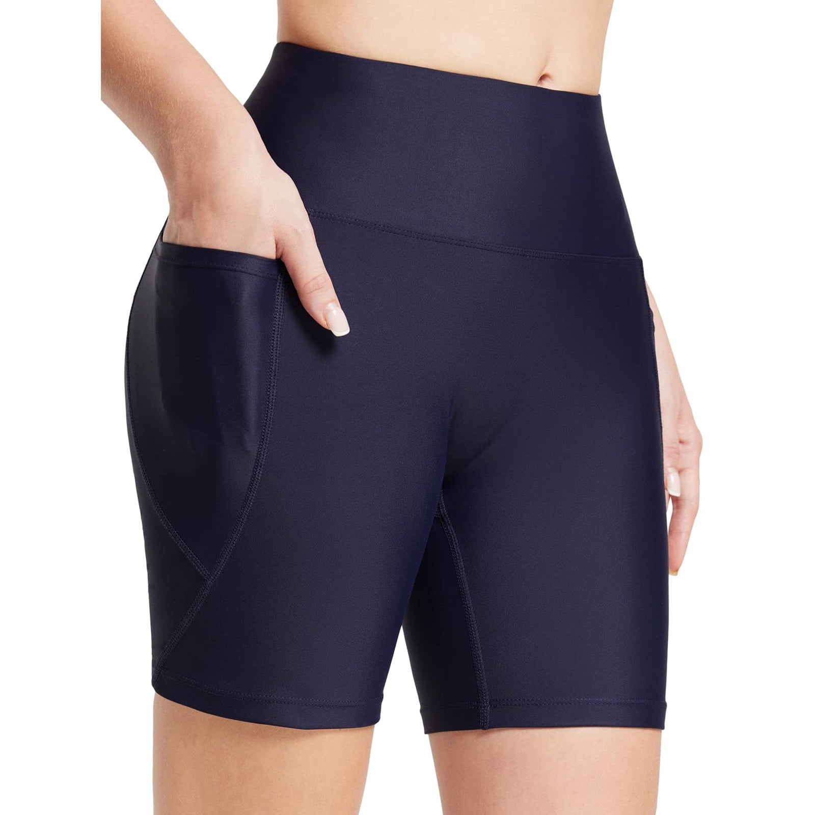 Rovga Womens Swim Shorts High Waist Swim Bottoms Bathing Suit Bottom ...