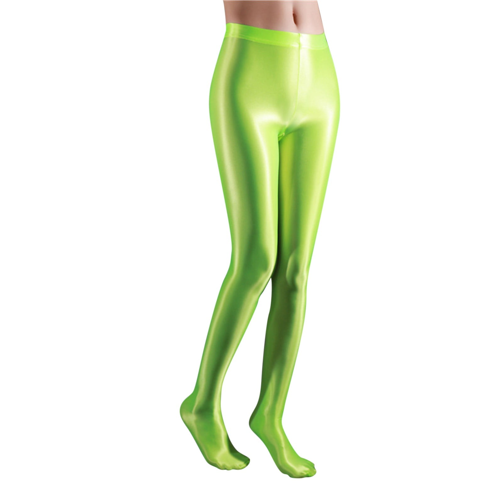 Rovga Womens Yoga Pants Summer Solid Color Thin Transparent Shiny ...
