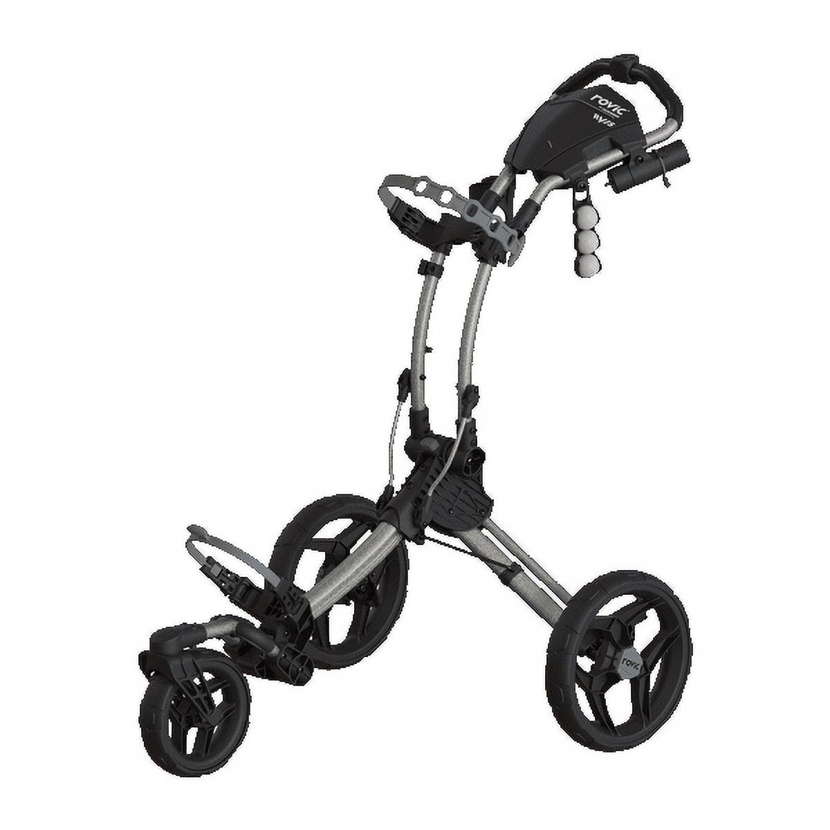 Free Shipping! Rovic RV1C Compact Lightweight Golf Push Cart Silver ...