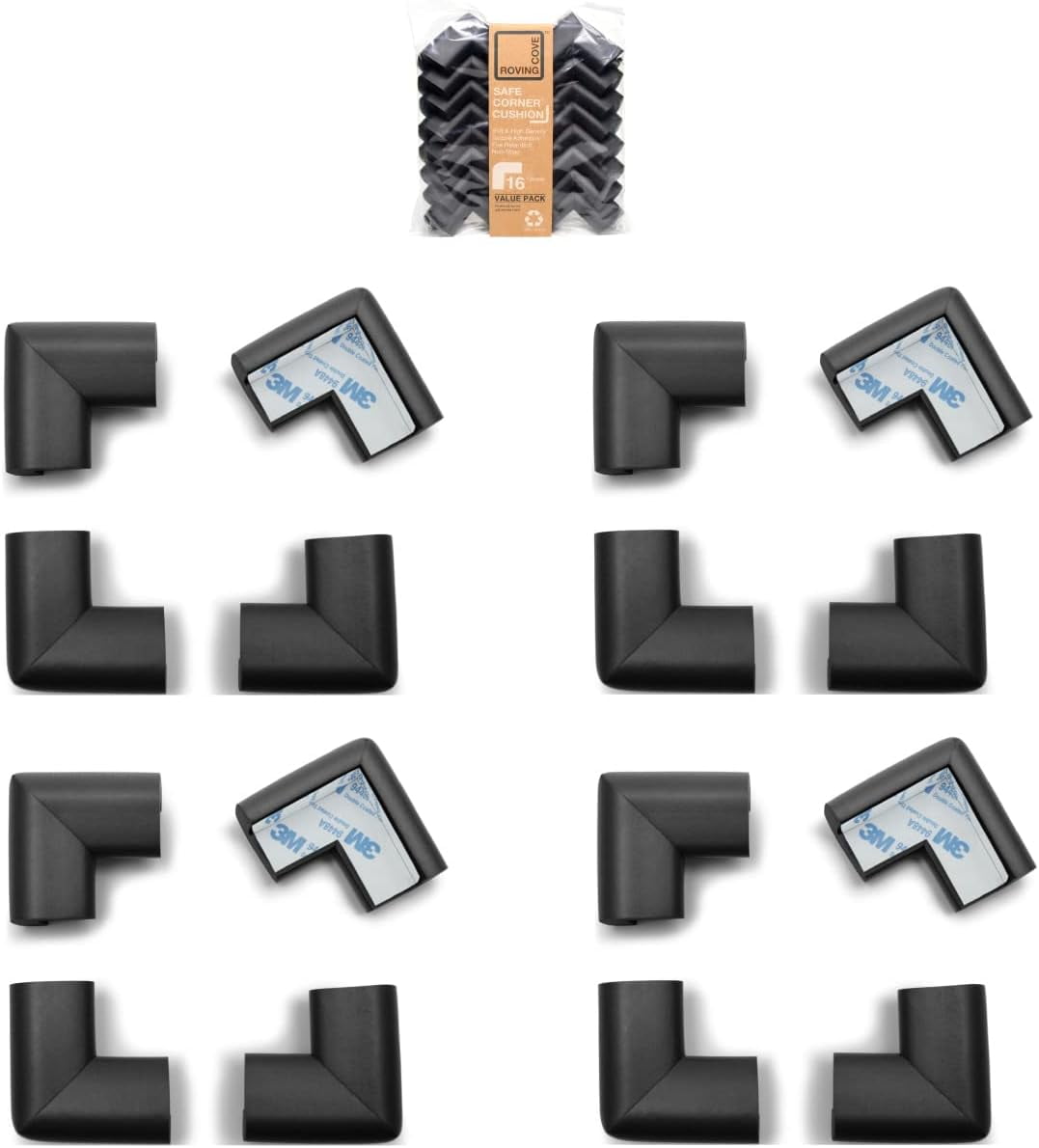 Roving Cove HeftyFit Corner Protector for Baby (4 Large Corners), Heavy ...