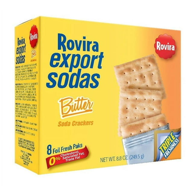 Rovira Export Sodas Butter Soda Crackers, 8.8 oz. - Walmart.com