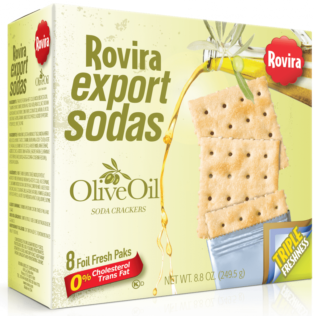 Rovira Export Sodas, Olive Oil Soda Craker, 8.8oz - Walmart.com