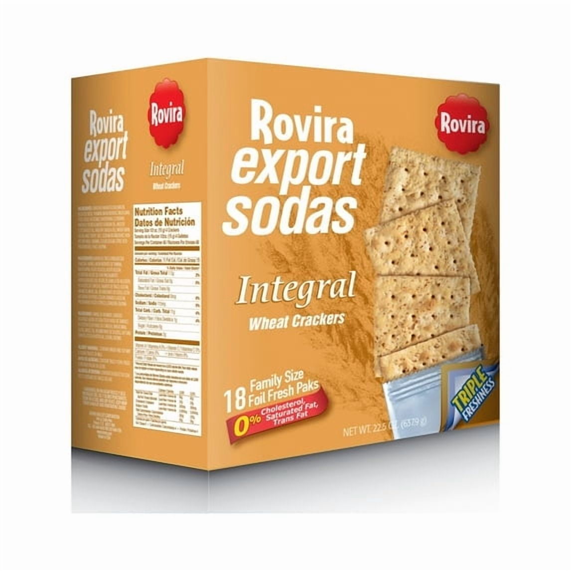 Rovira Export Sodas Wheat Crackers, 20oz Box - 2 Pack - Walmart.com