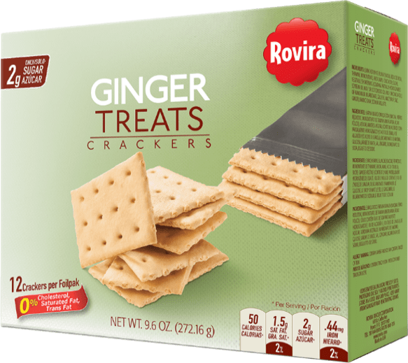 Rovira Ginger Treats Crackers, 9.6 Oz. - Walmart.com