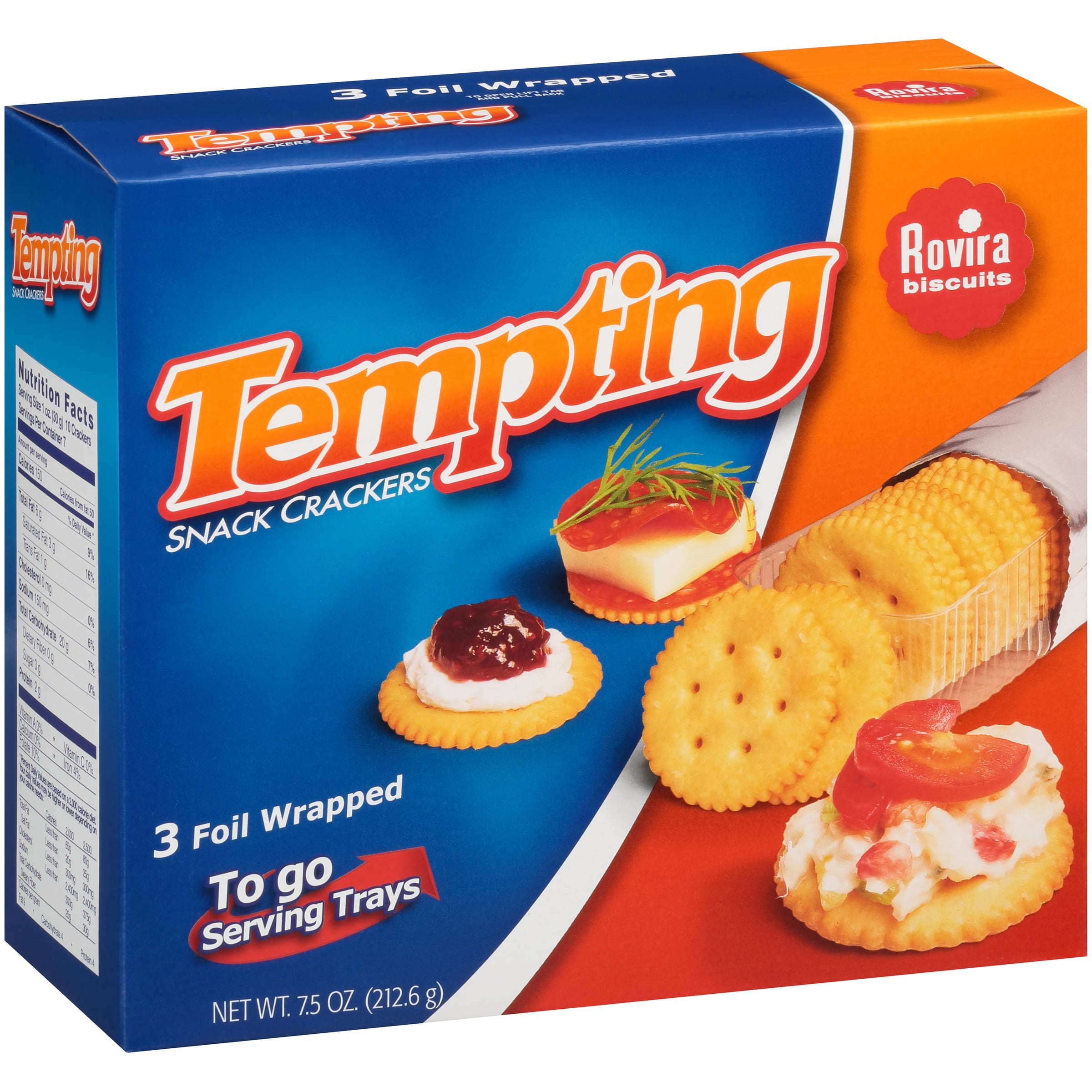 Rovira Tempting Snack Crackers, 7.5 Oz. - Walmart.com