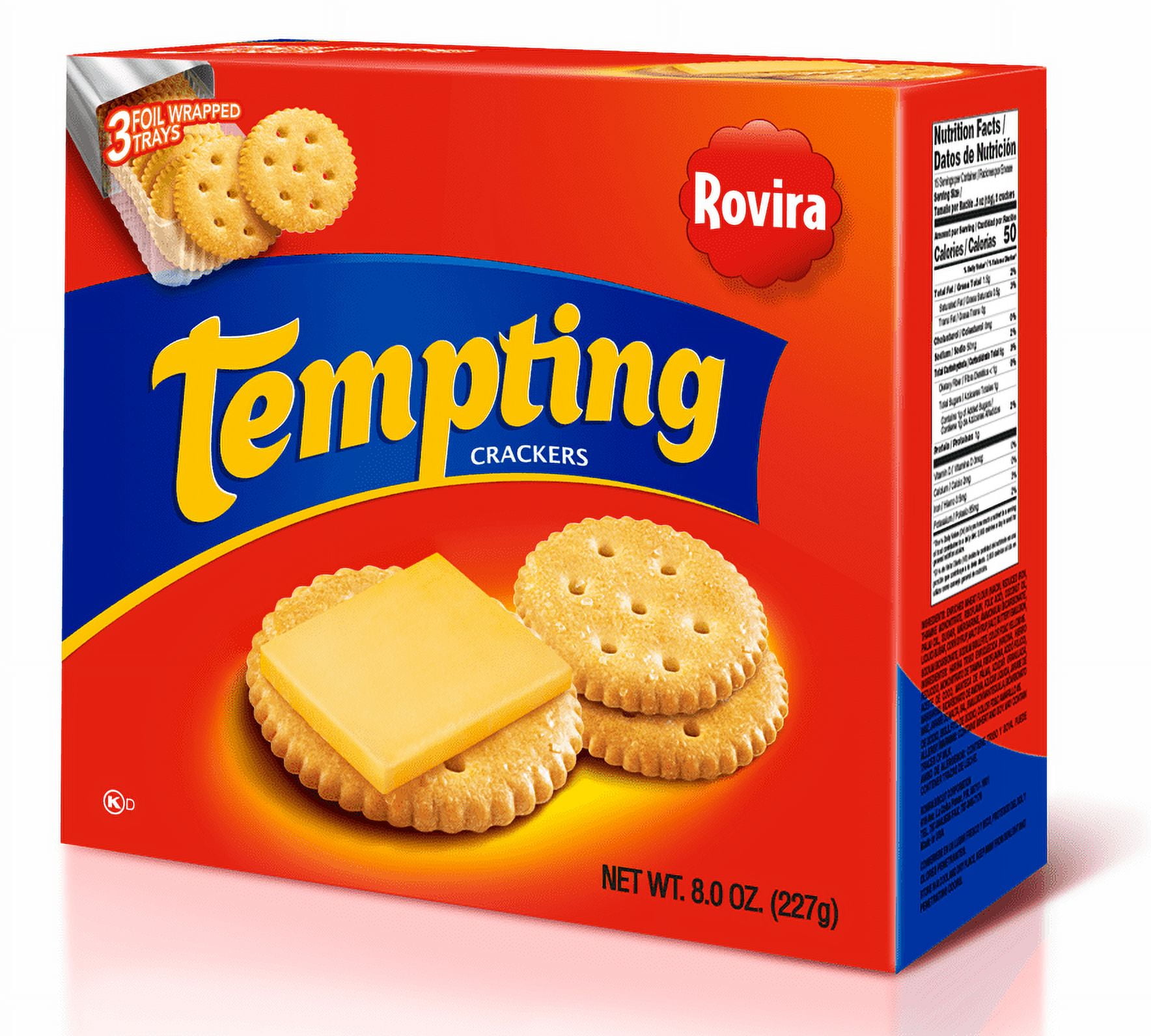 Rovira Tempting Snack Crackers, 7.5oz Box - Walmart.com