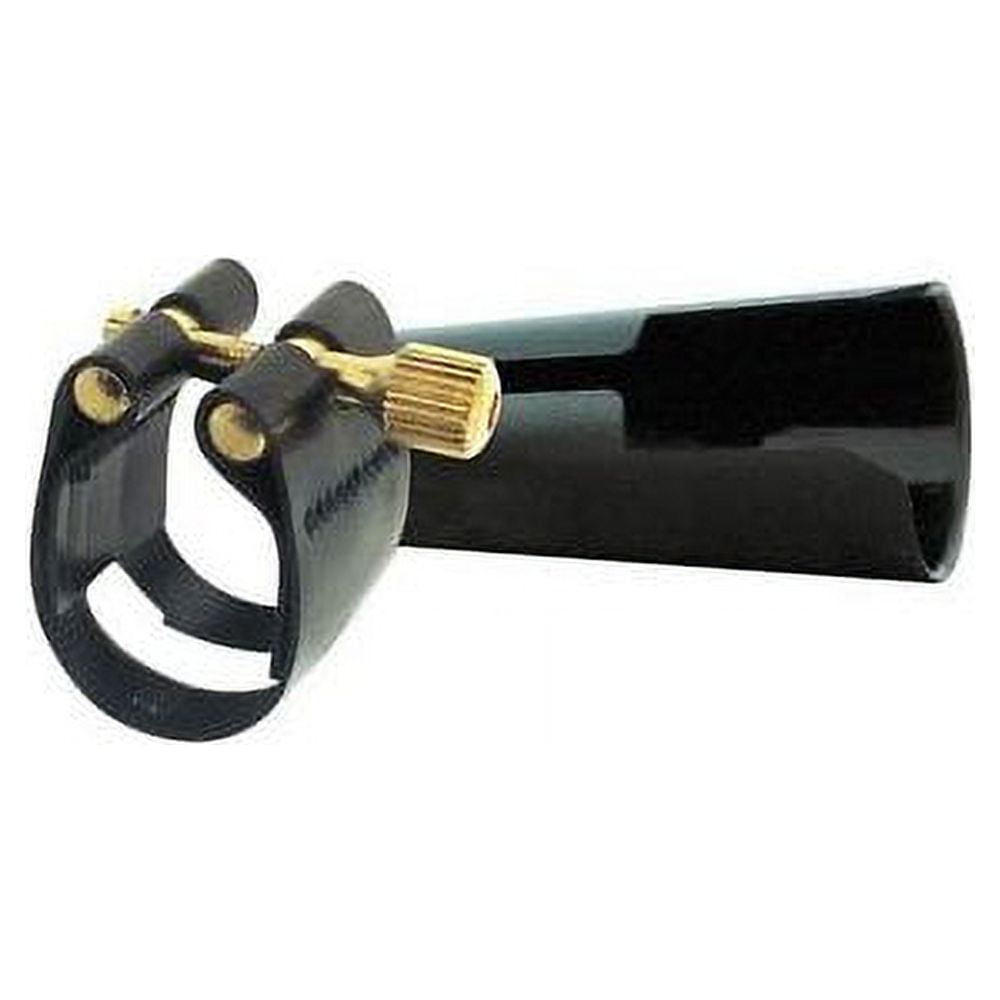 Rovner L3 Light Ligature with Cap for Hard Rubber Soprano Sax, Gold ...