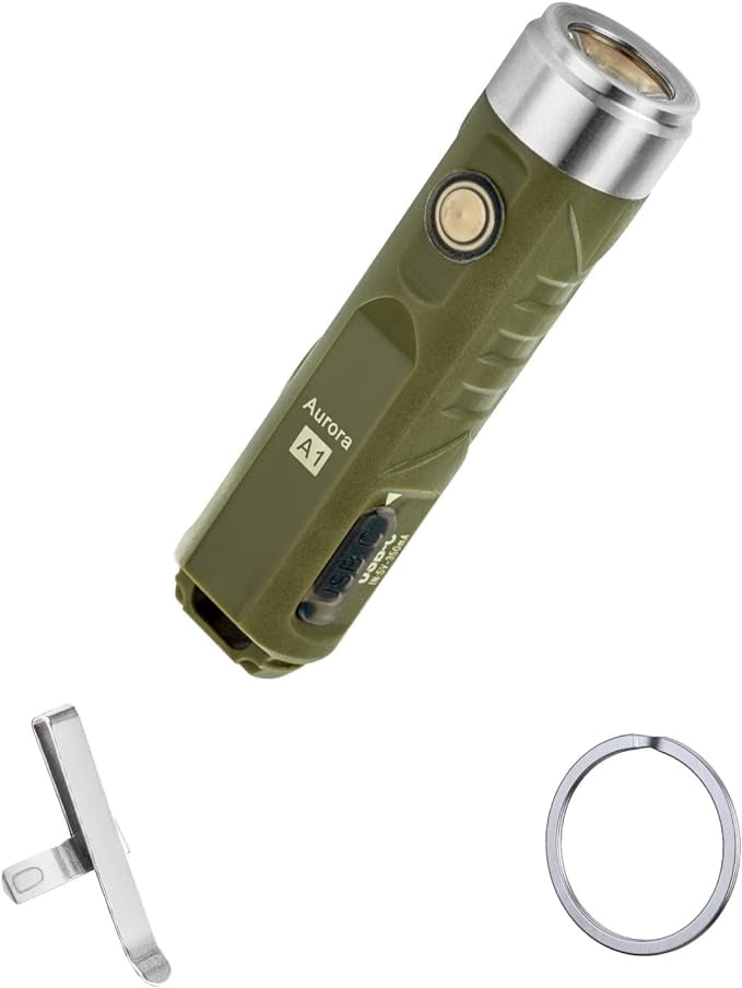 RovyVon 3rd Aurora A1 LED Keychain Flashlight, 650 Lumen Super Bright ...