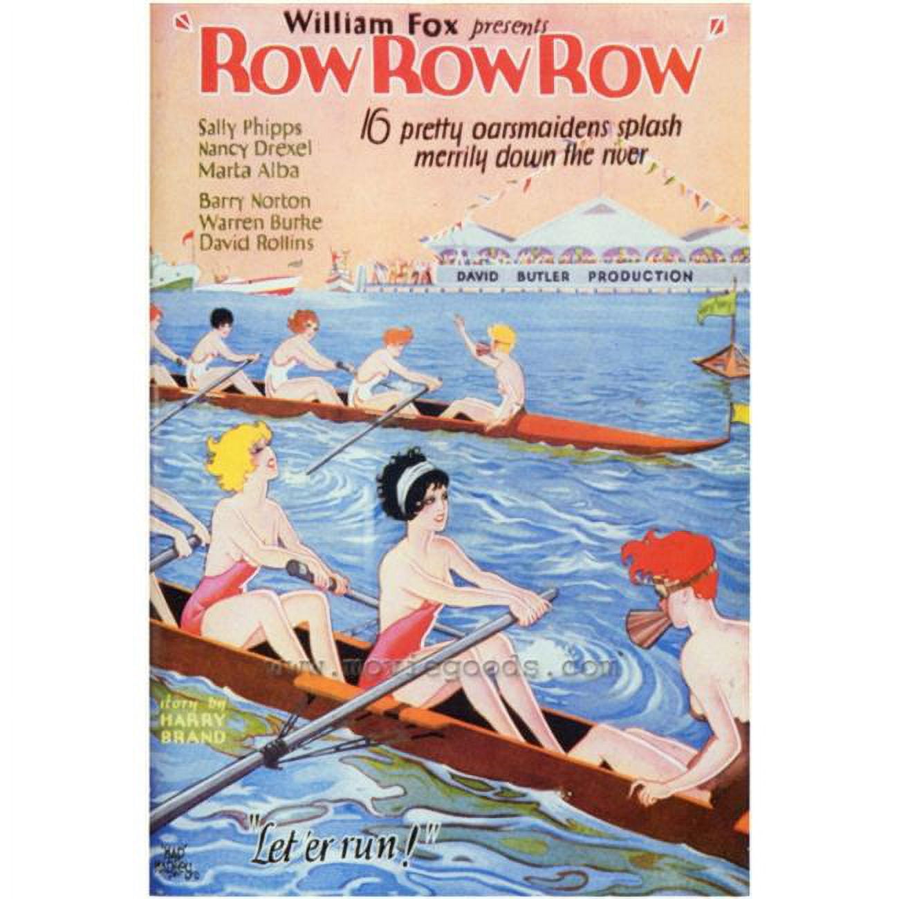 Row Row Row Movie Poster - 27 x 40 in. - Walmart.com
