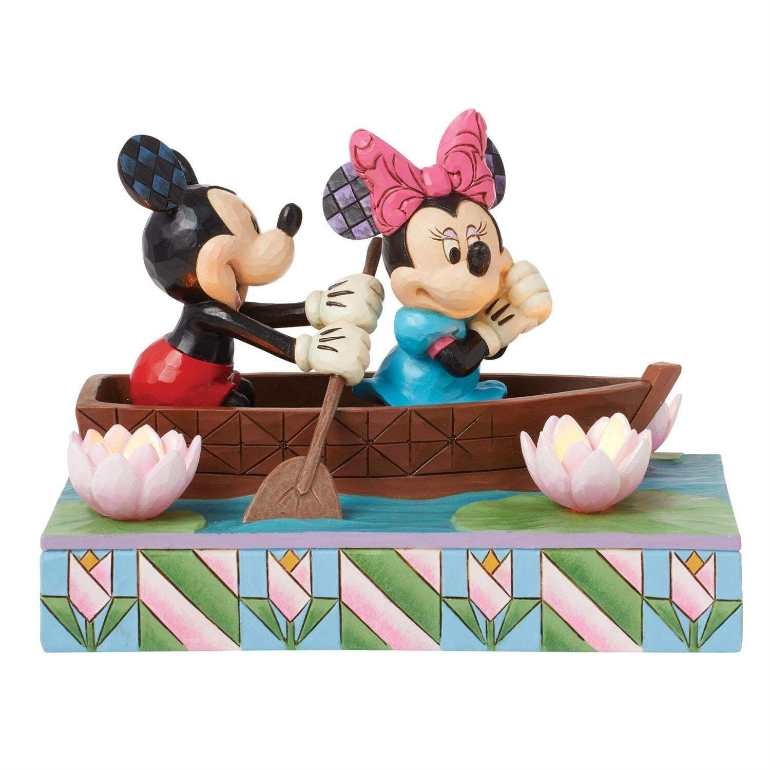 Row-mance is in the Air - Mickey Minnie LED Love Rowboat - Walmart.com