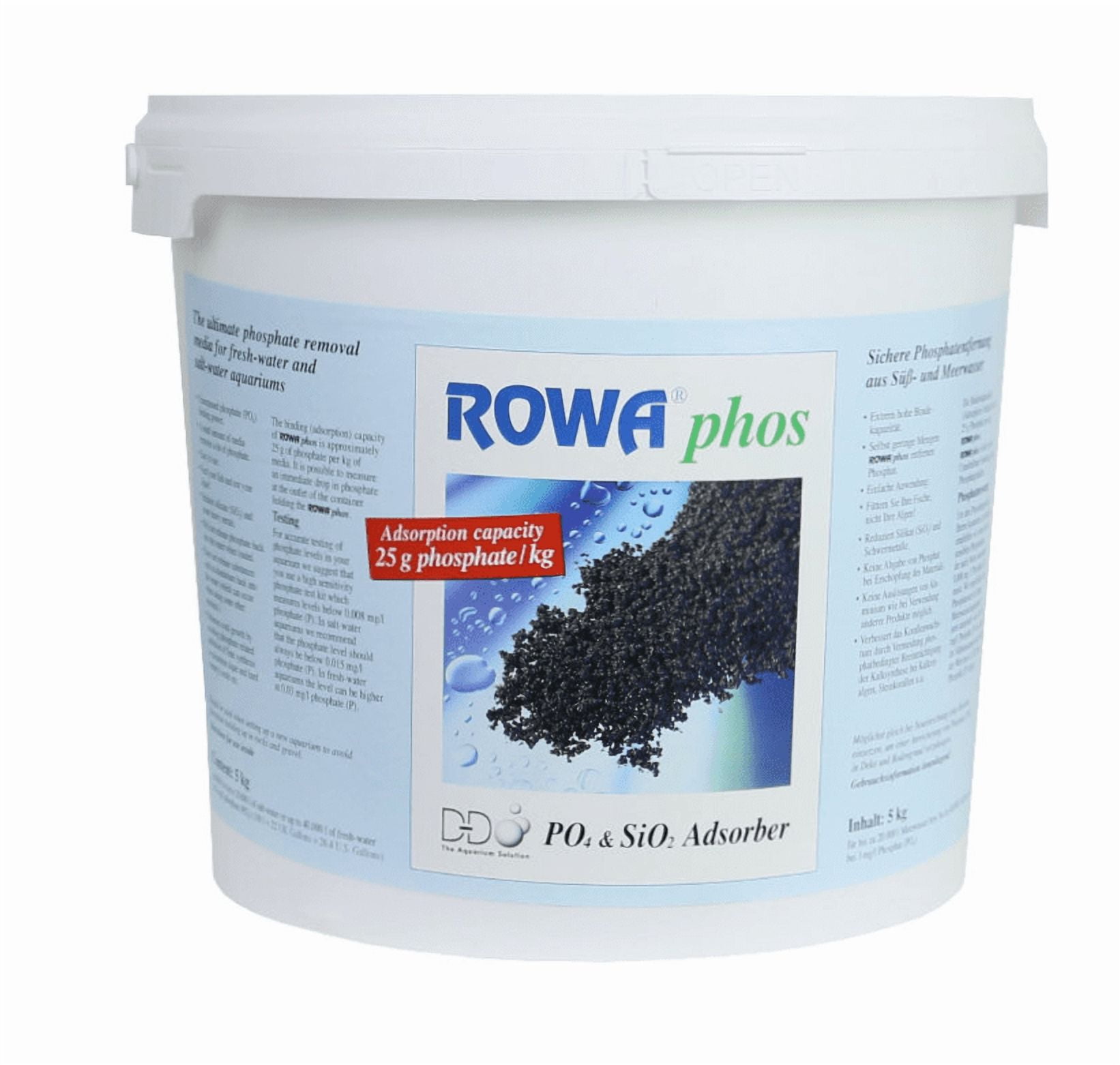 Rowa ROWAphos Phosphate Absorber Aquarium Tank Filter Media 5kg ...