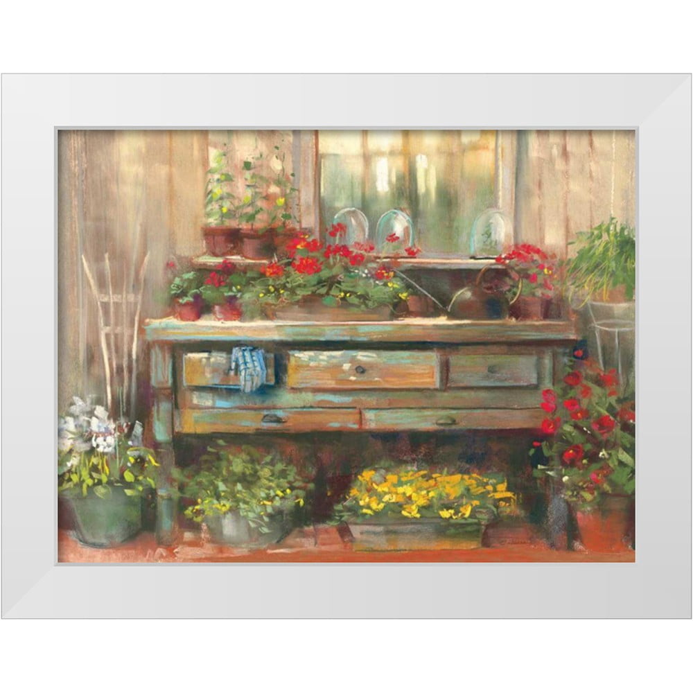 Rowan, Carol 14x12 White Modern Wood Framed Museum Art Print Titled ...