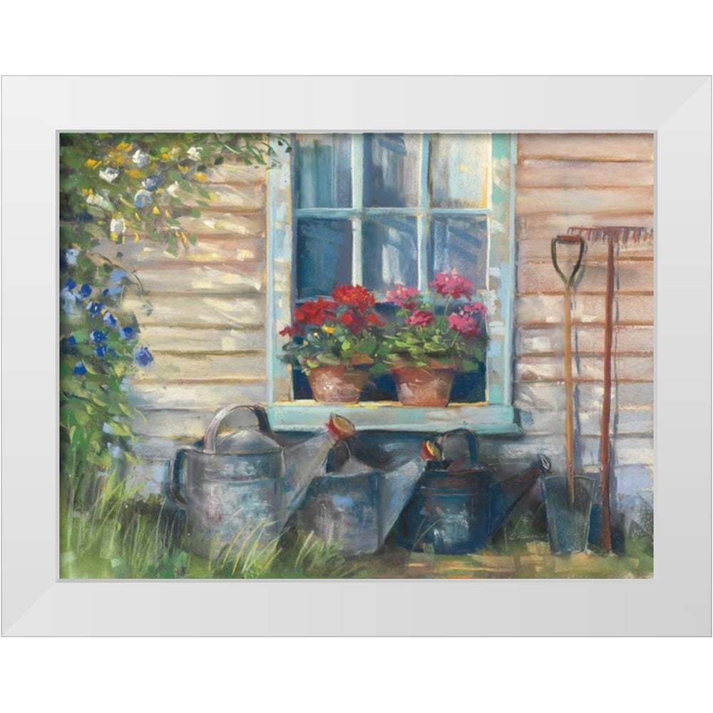 Rowan, Carol 32x25 White Modern Wood Framed Museum Art Print Titled ...