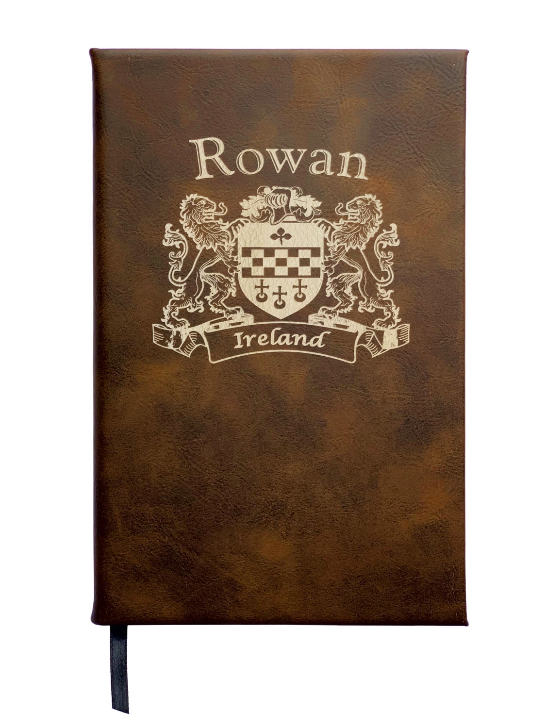 Rowan Irish Coat of Arms Leather Journal - Walmart.com