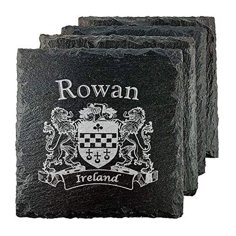 Rowan Irish Coat of Arms Slate Coasters - Set of 4 - Walmart.com