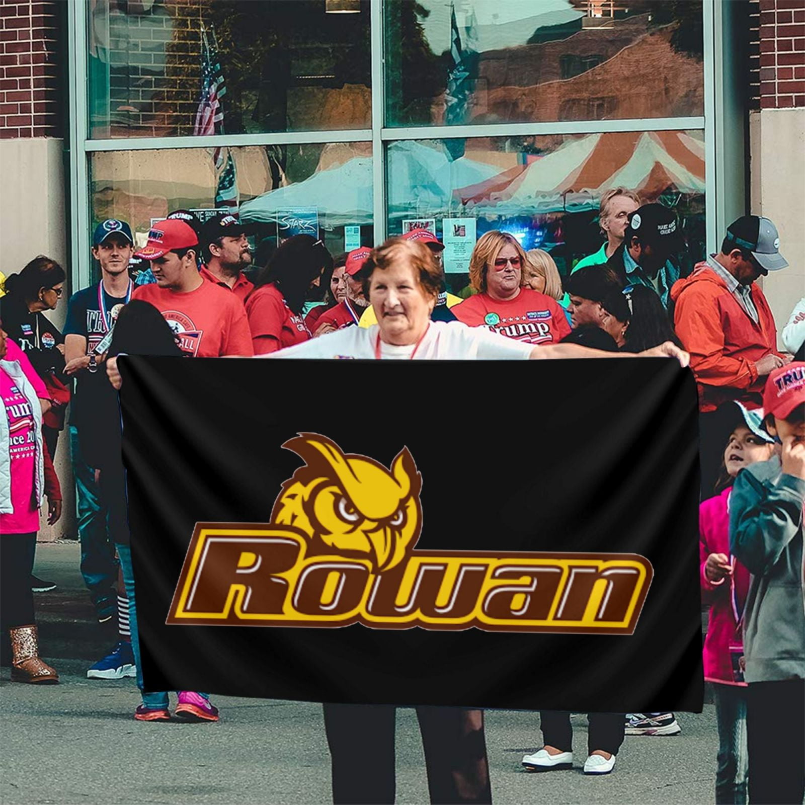 Rowan University Flag 3x5ft, Home Garden Flag, Suitable For Indoor Or ...