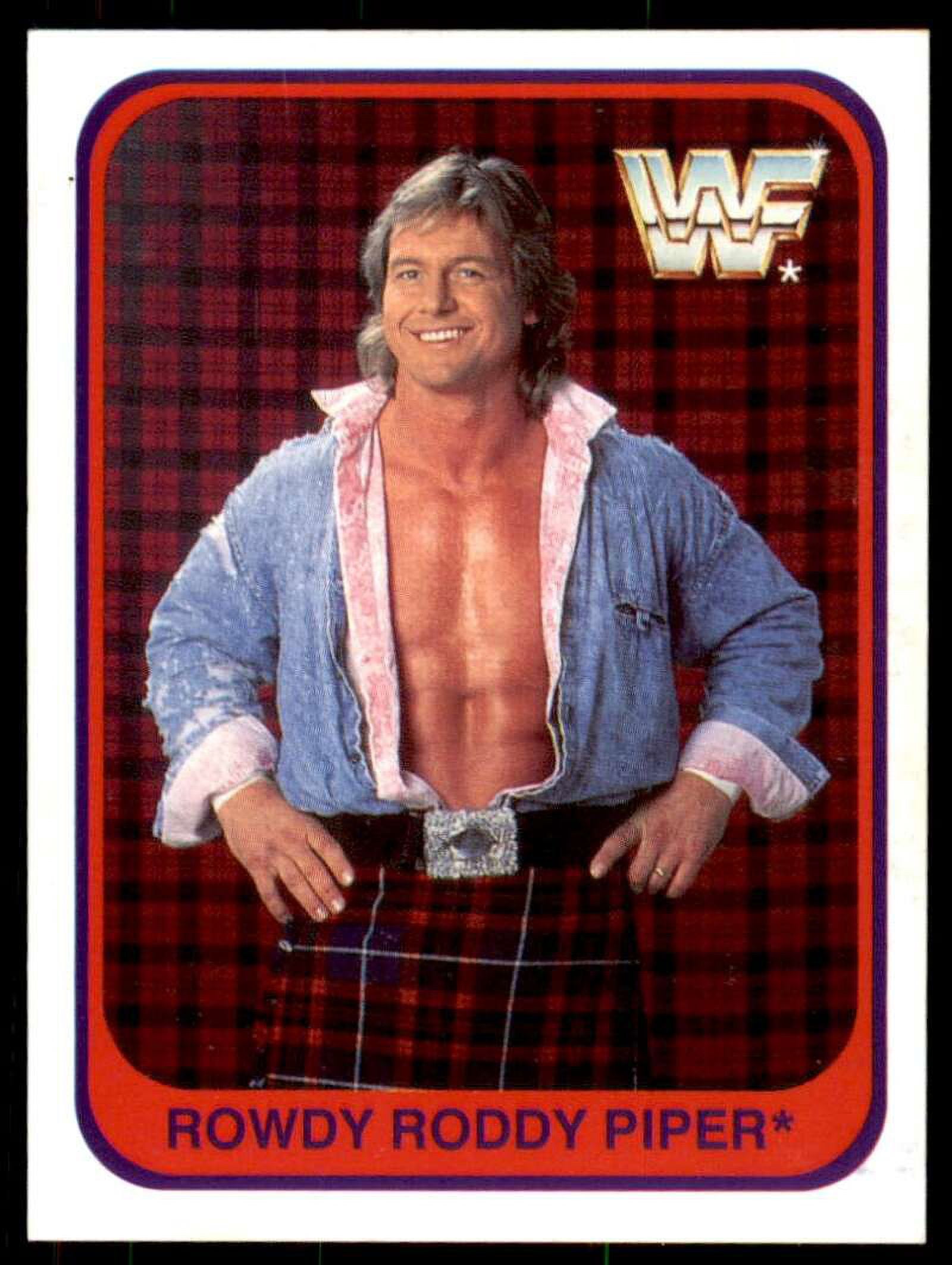 Rowdy Roddy Piper Card 1991 Merlin WWF Italian #10 - Walmart.com