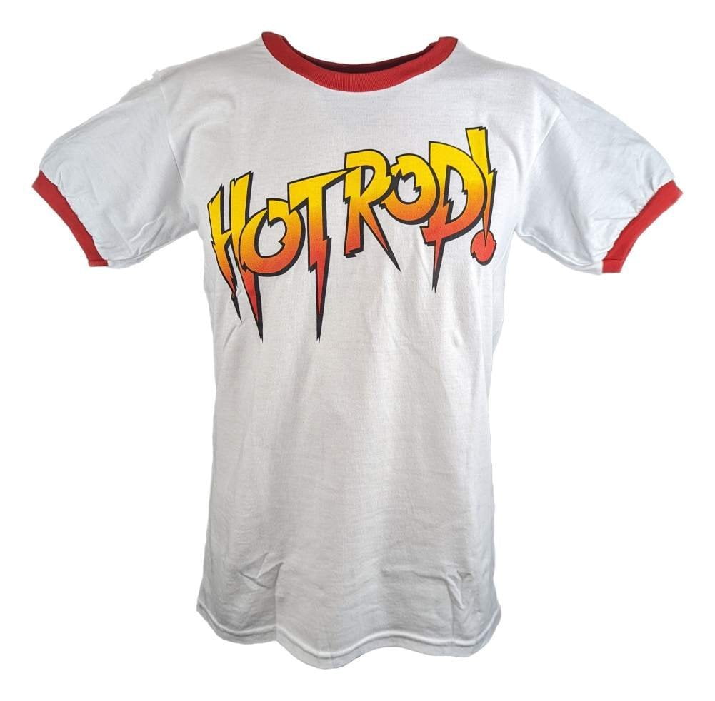 Rowdy Roddy Piper Hot Rod White Mens Ringer T-shirt - Walmart.com