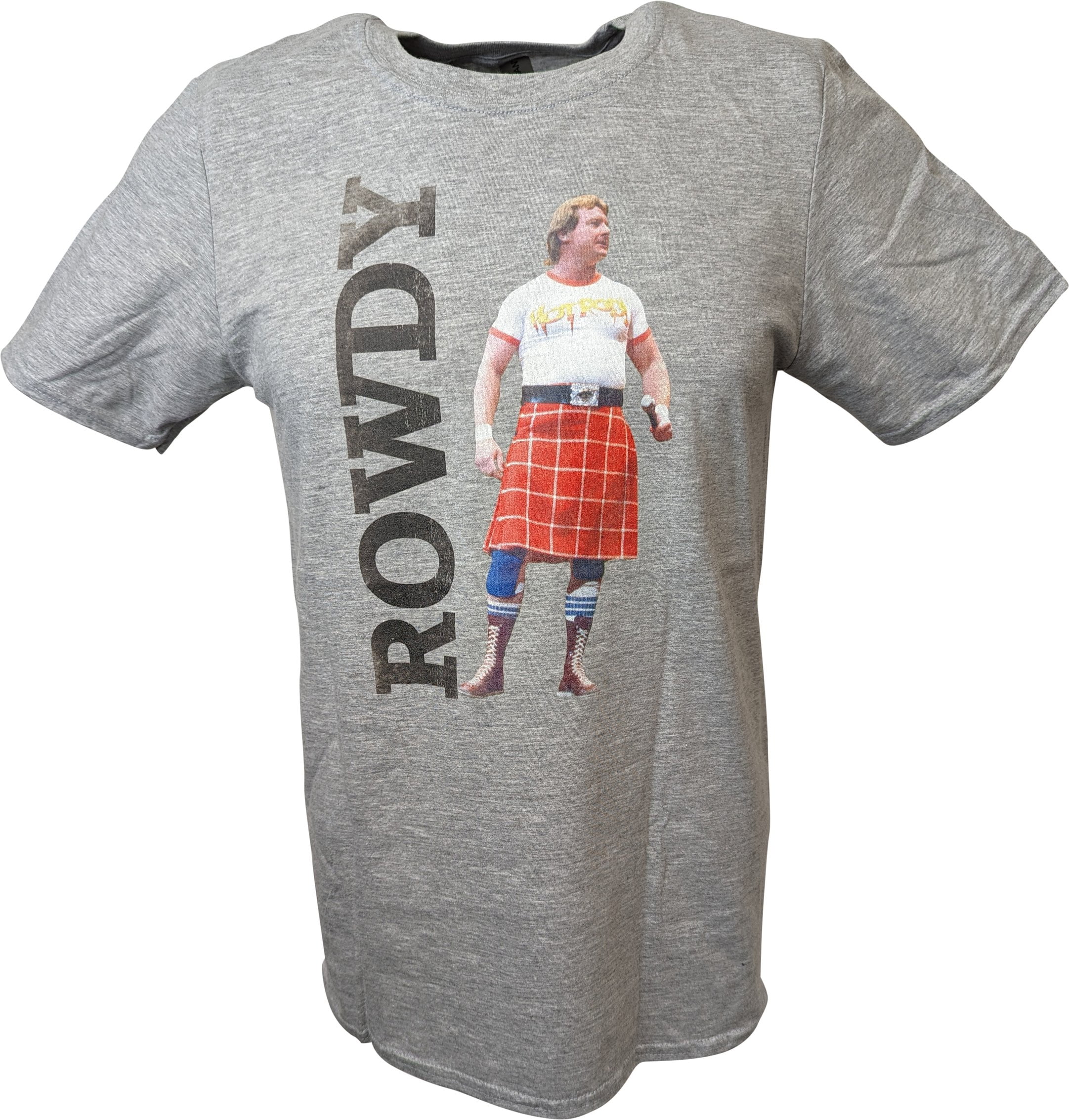 Rowdy Roddy Piper Legends Collection WWE Mens Gray T-shirt - Walmart.com
