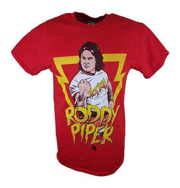 Rowdy Roddy Piper Legends Collection Mens Red T-shirt S - Walmart.com