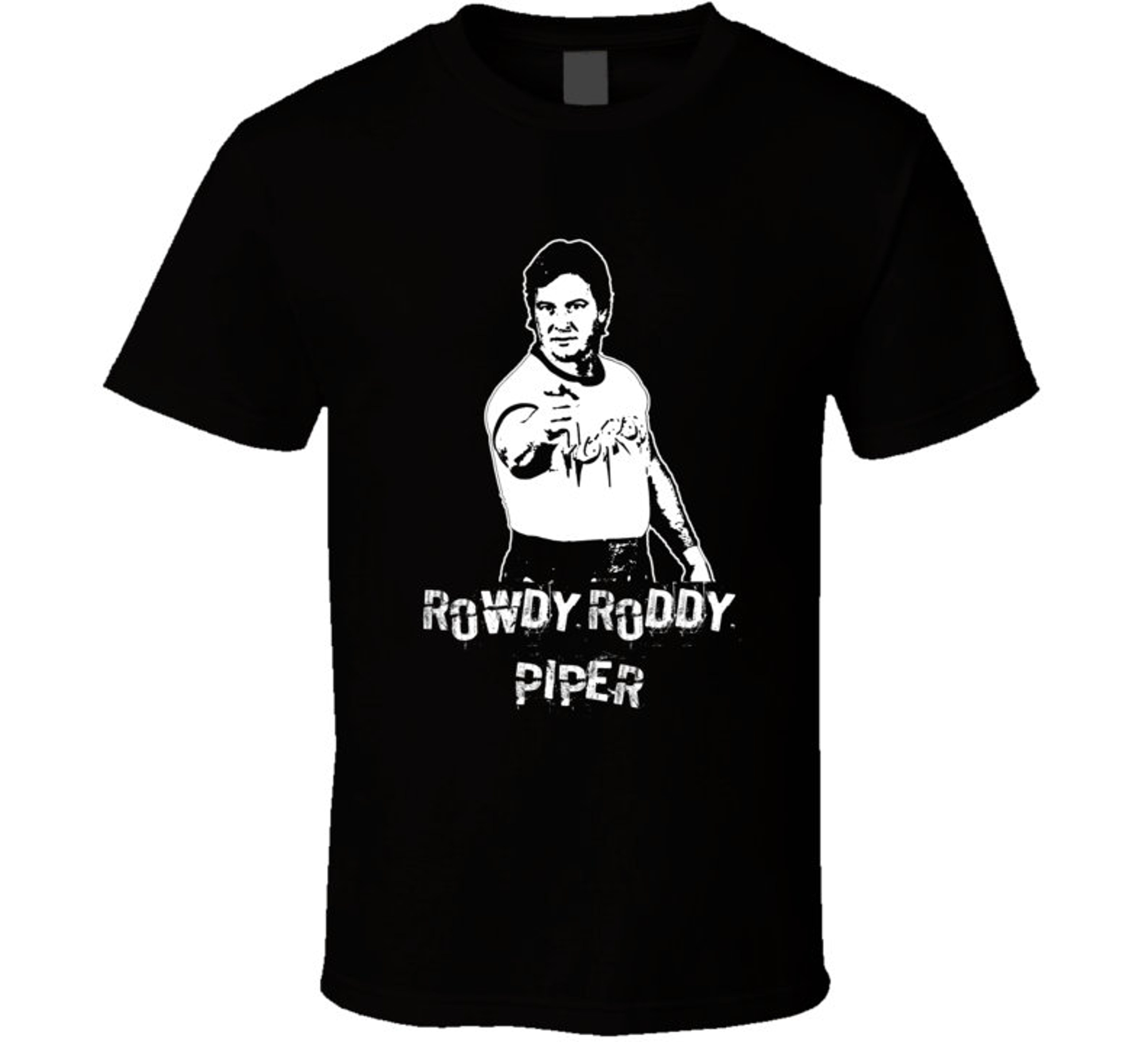 Rowdy Roddy Piper Legends Of Wrestling Retro T Shirt - Walmart.com