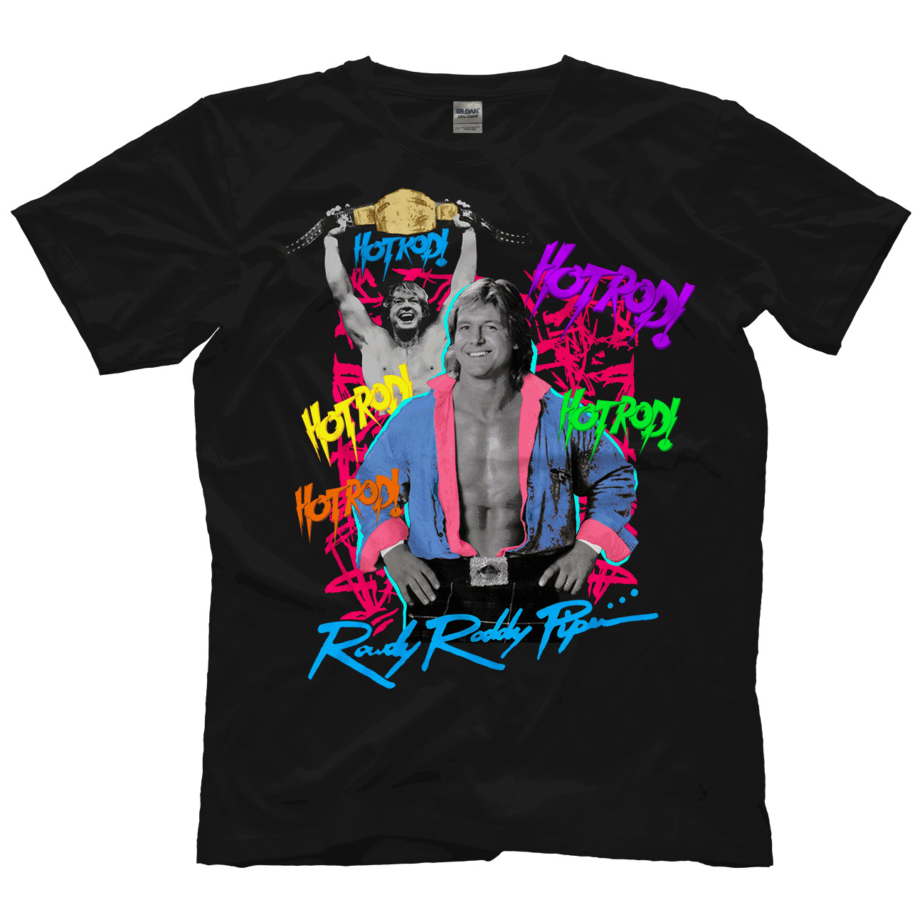 Rowdy Roddy Piper - Retro Piper T-Shirt - Walmart.com