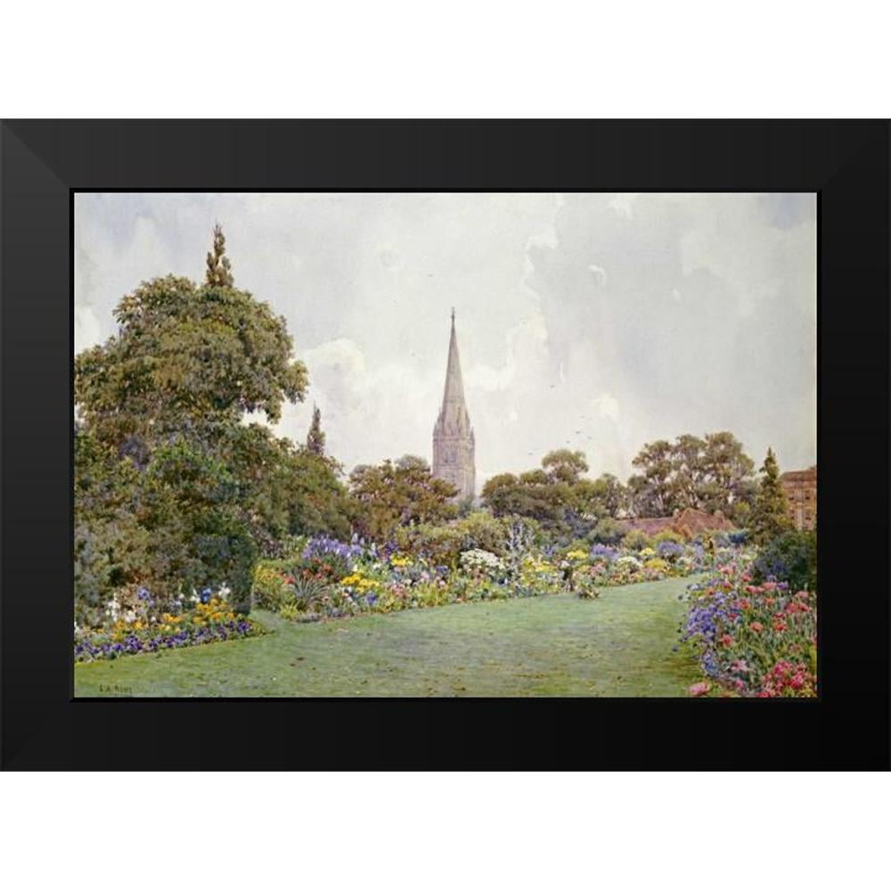 Rowe, Ernest Arthur 24x18 Black Modern Framed Museum Art Print Titled ...