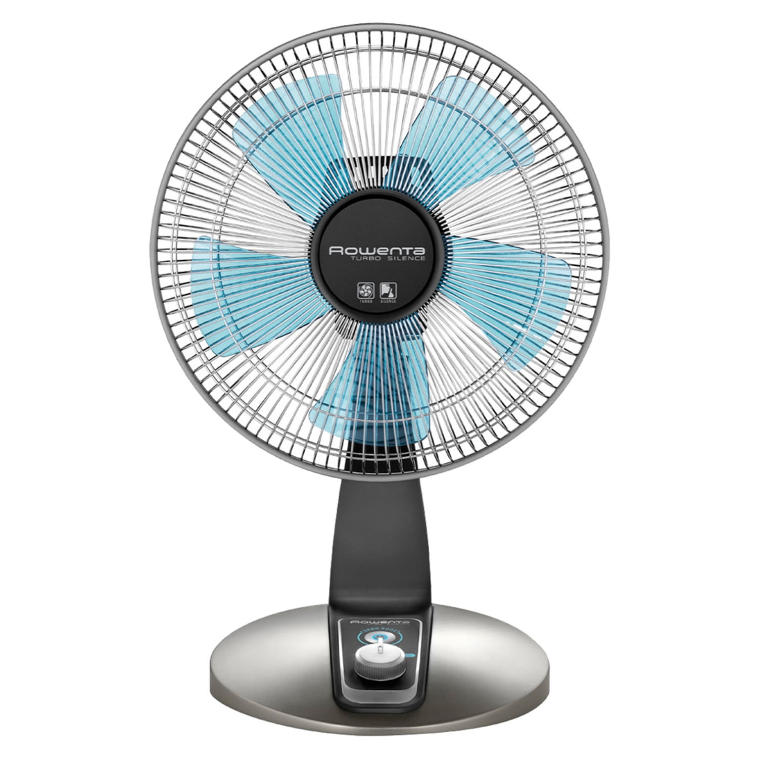 Rowenta 12" Turbo Silence Table 4-Speed Fan, Model #VU2531, Gray ...